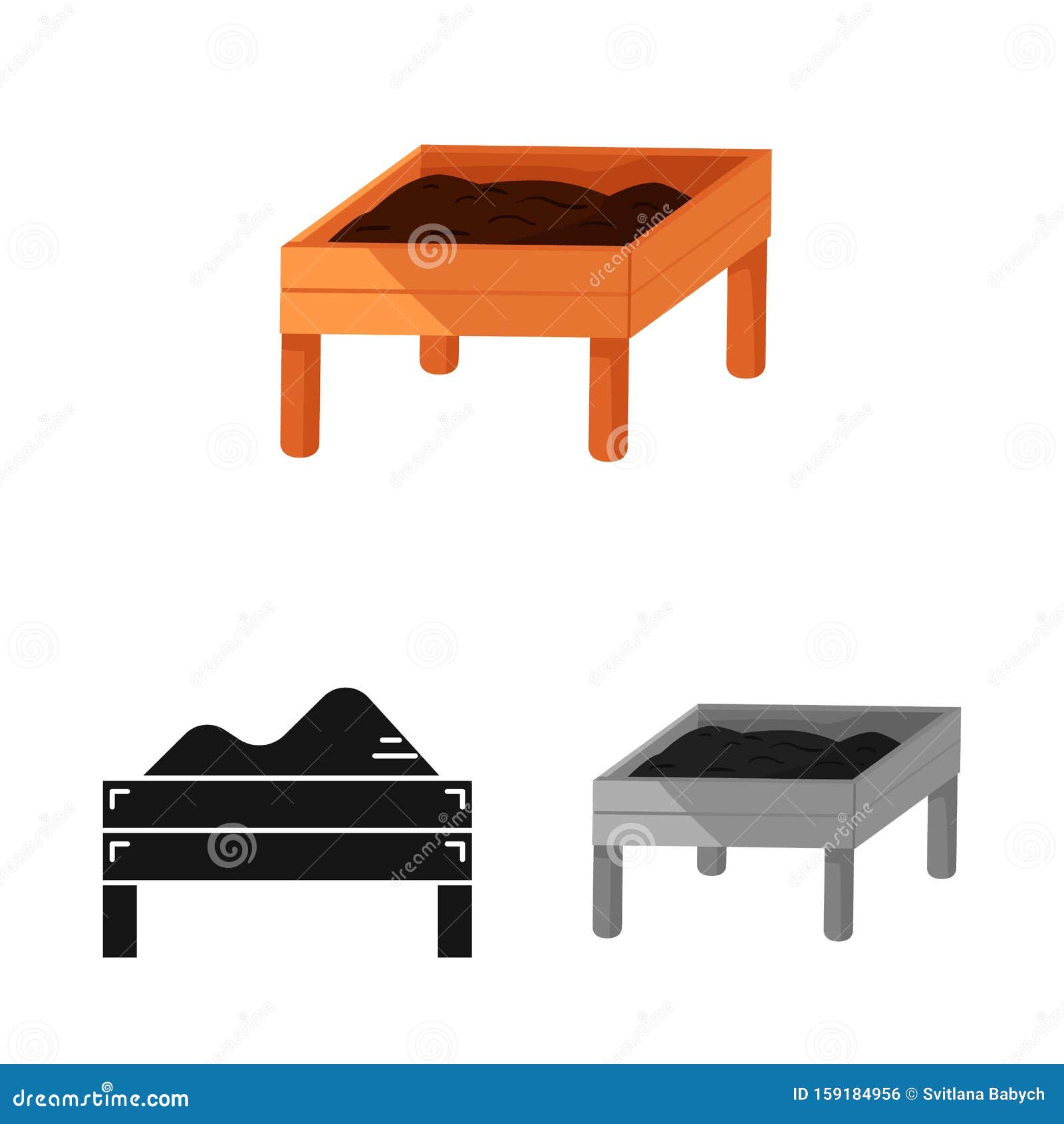 Vector Design of Drying and Coffee Sign. Set of Drying and Farming ...