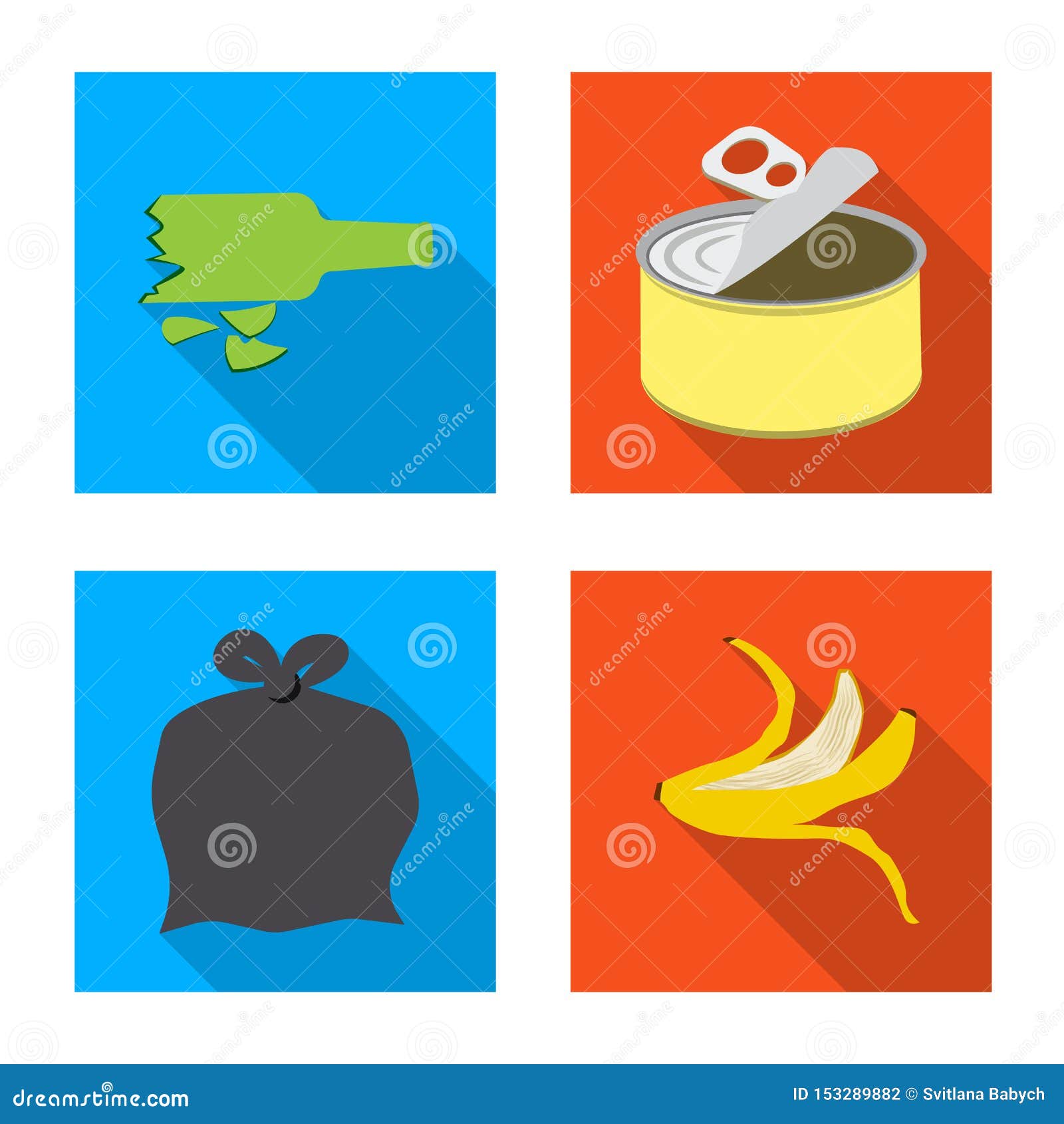 Vector Design of Dump and Sort Icon. Set of Dump and Junk Stock Symbol ...