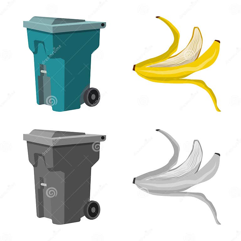Vector Design of Dump and Sort Symbol. Set of Dump and Junk Stock ...