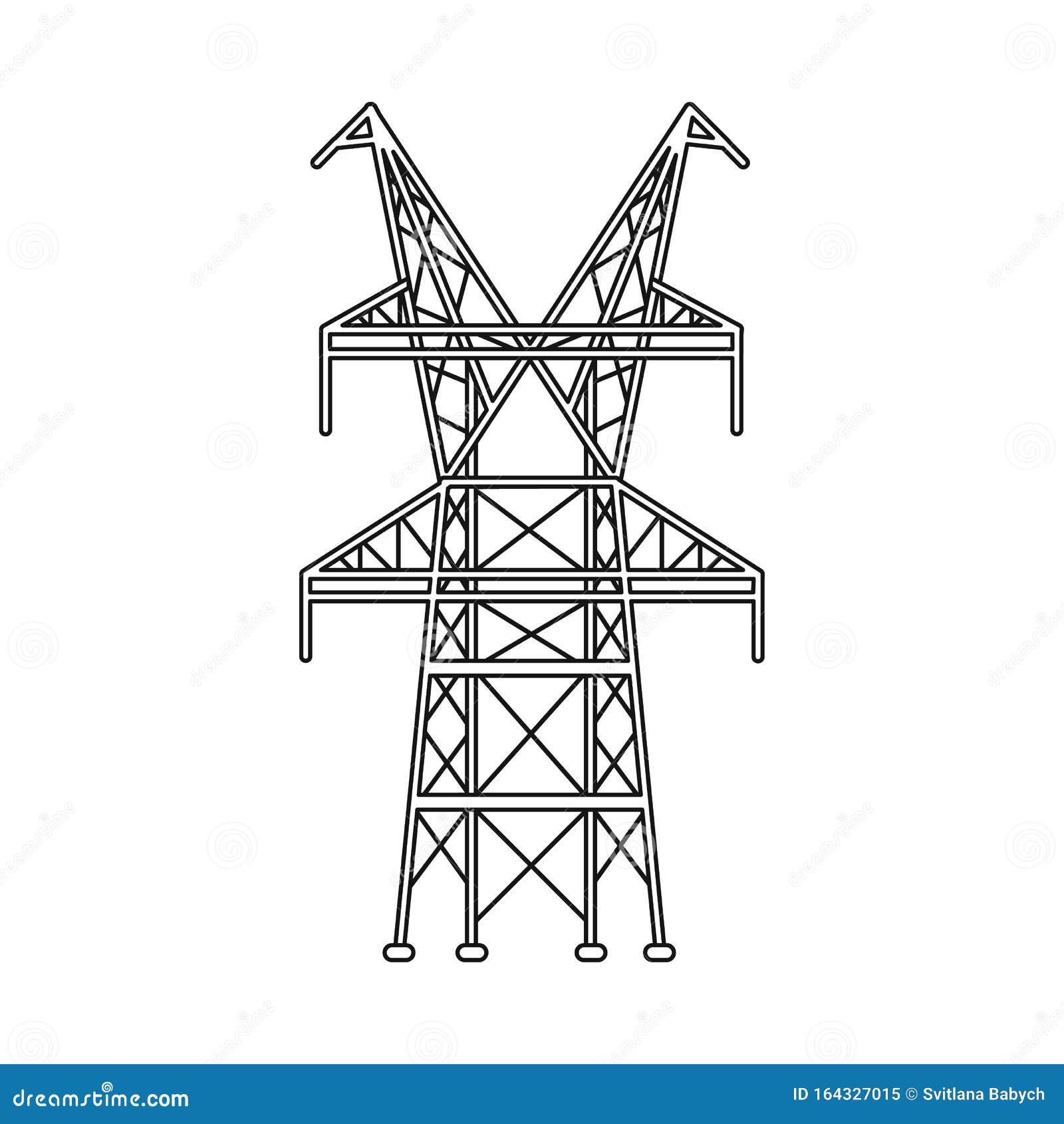 Vector Design of Electrical and Station Icon. Web Element of Electrical ...