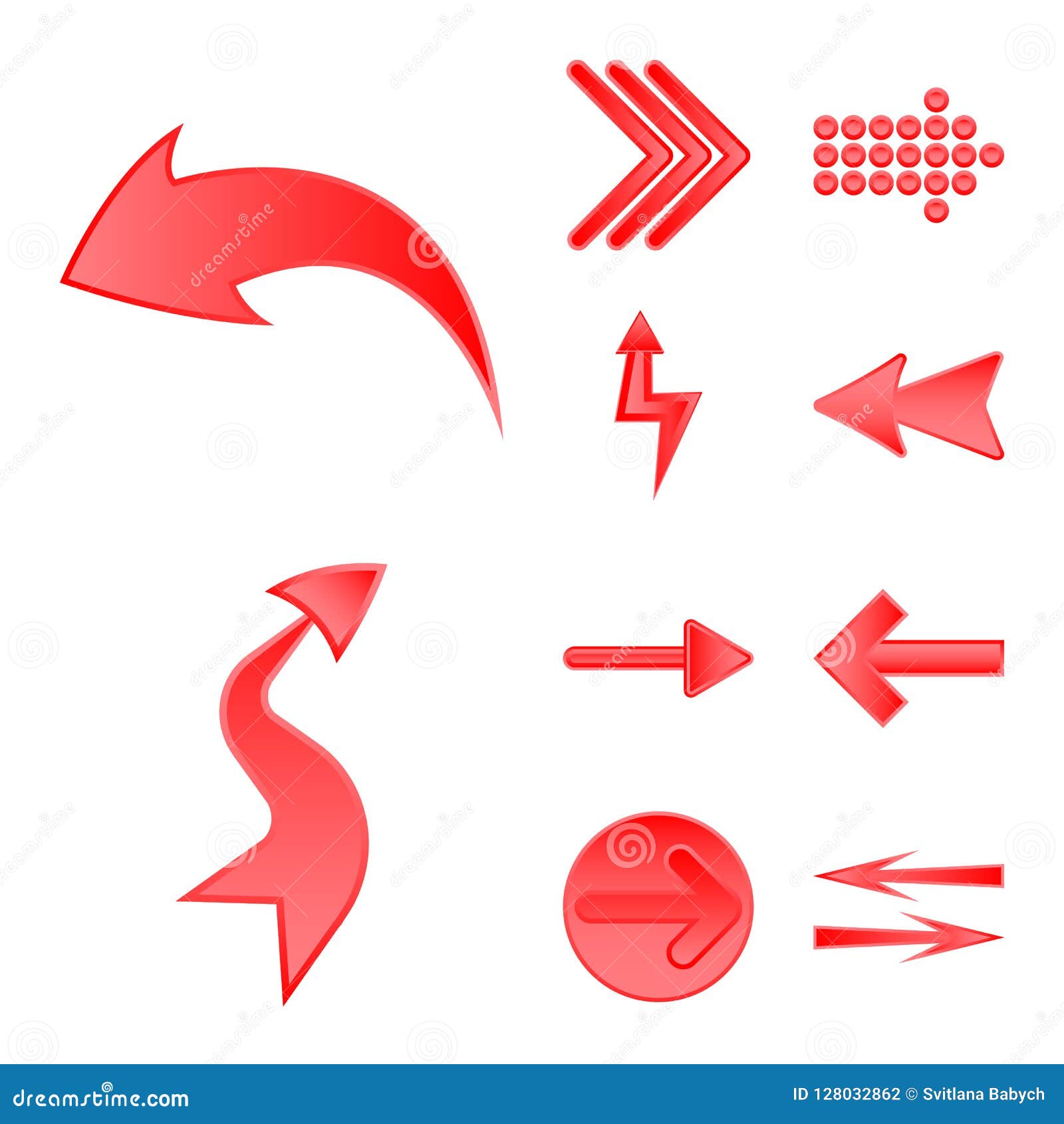 Vector Design of Element and Arrow Icon. Collection of Element and ...