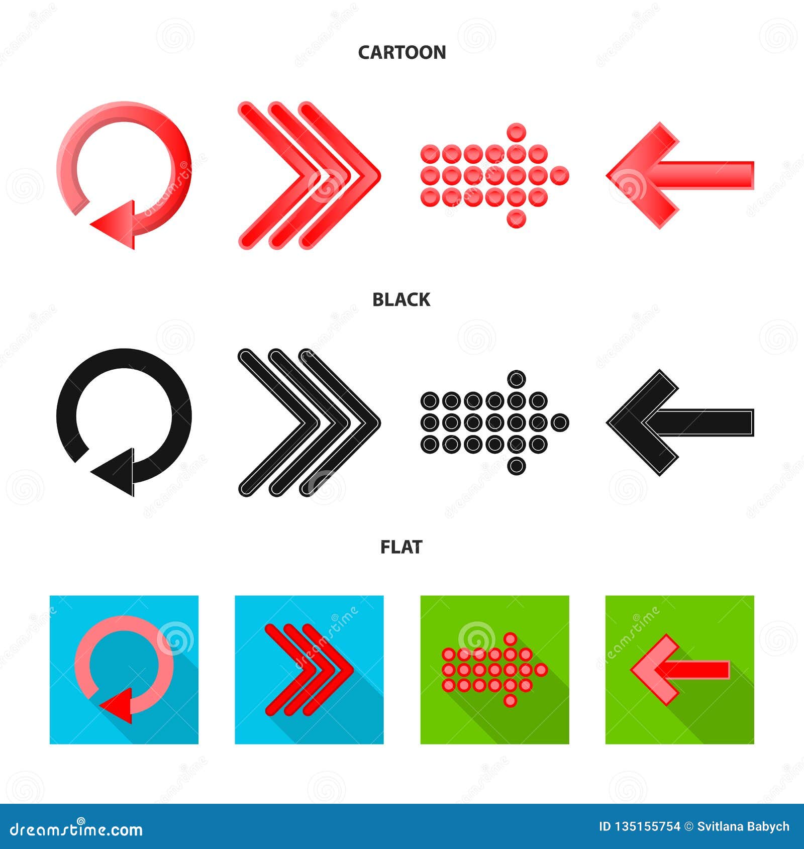 Isolated Object of Element and Arrow Logo. Collection of Element and ...