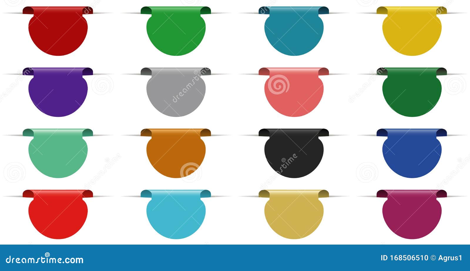 Bookmarks Banner for Any Text on White Background Stock Vector ...