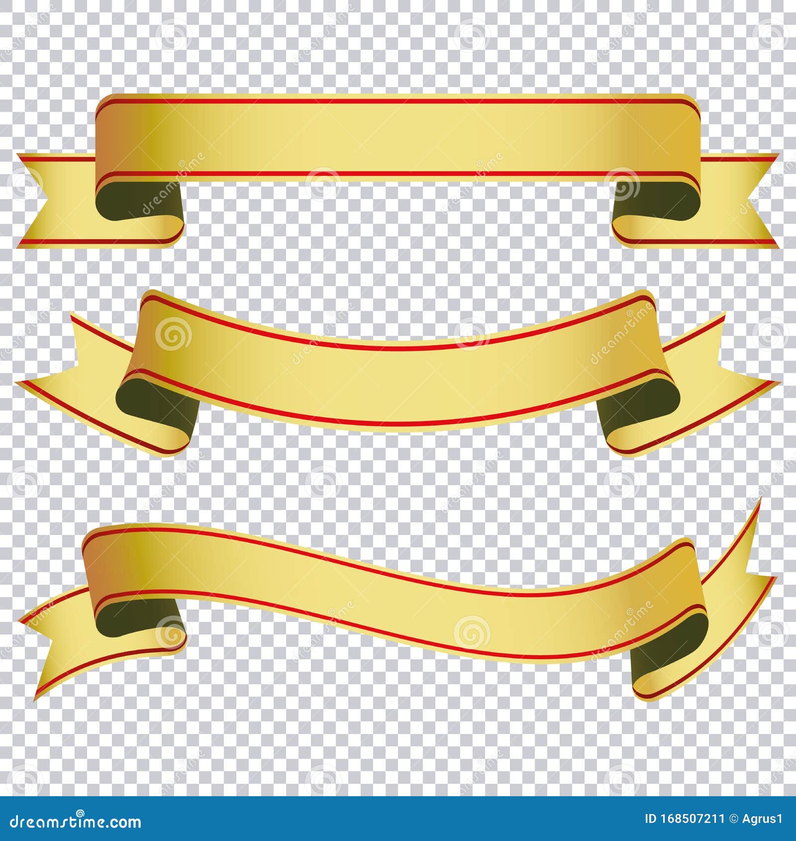 Ribbon Banner Transparent