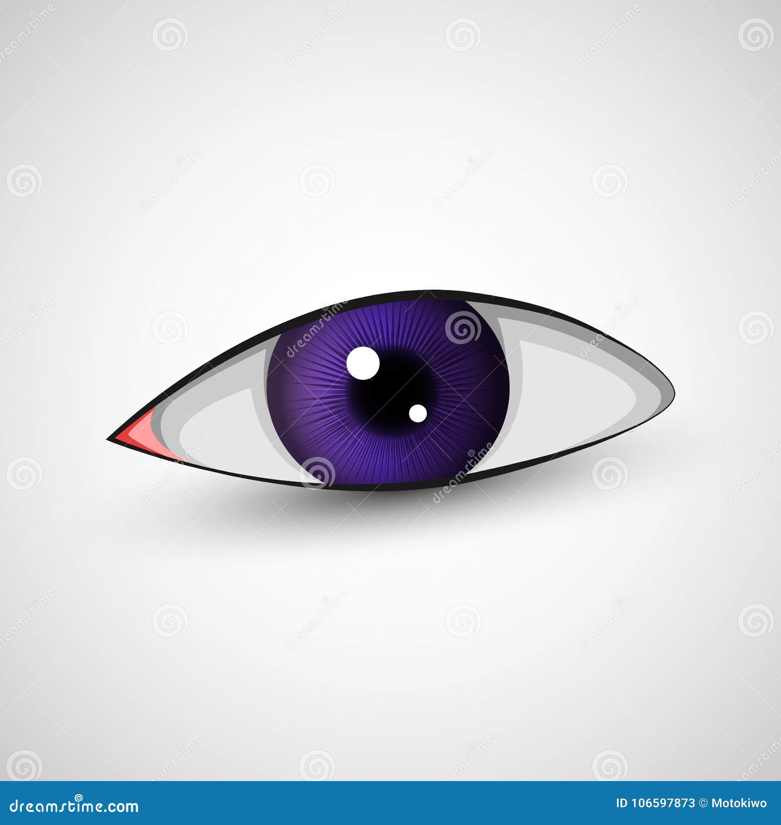 Eye Element Design Concept Isolated. Stock Illustration - Illustration ...