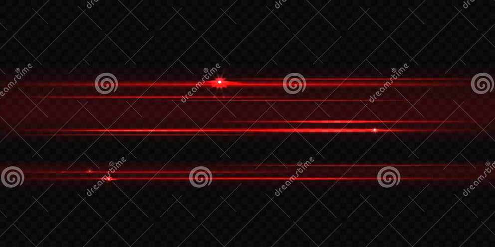 Vector Design Element of Red Scanner Lights. Stock Vector ...