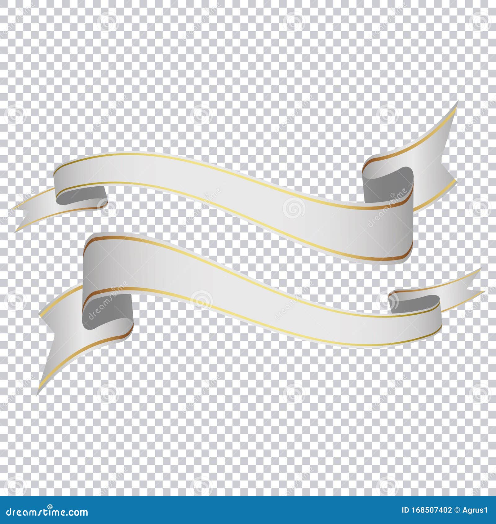 Silver Ribbon Banner