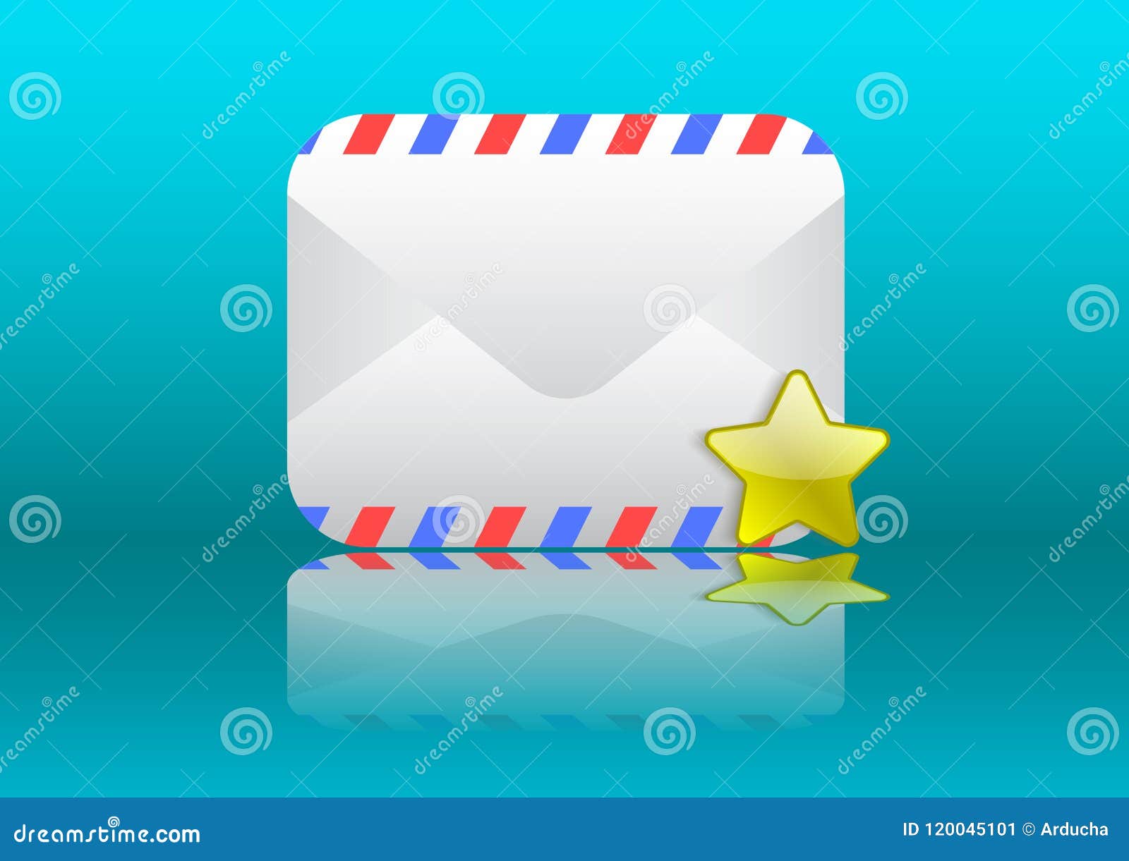 Mail saving stock vector. Illustration of icon, document - 120045101
