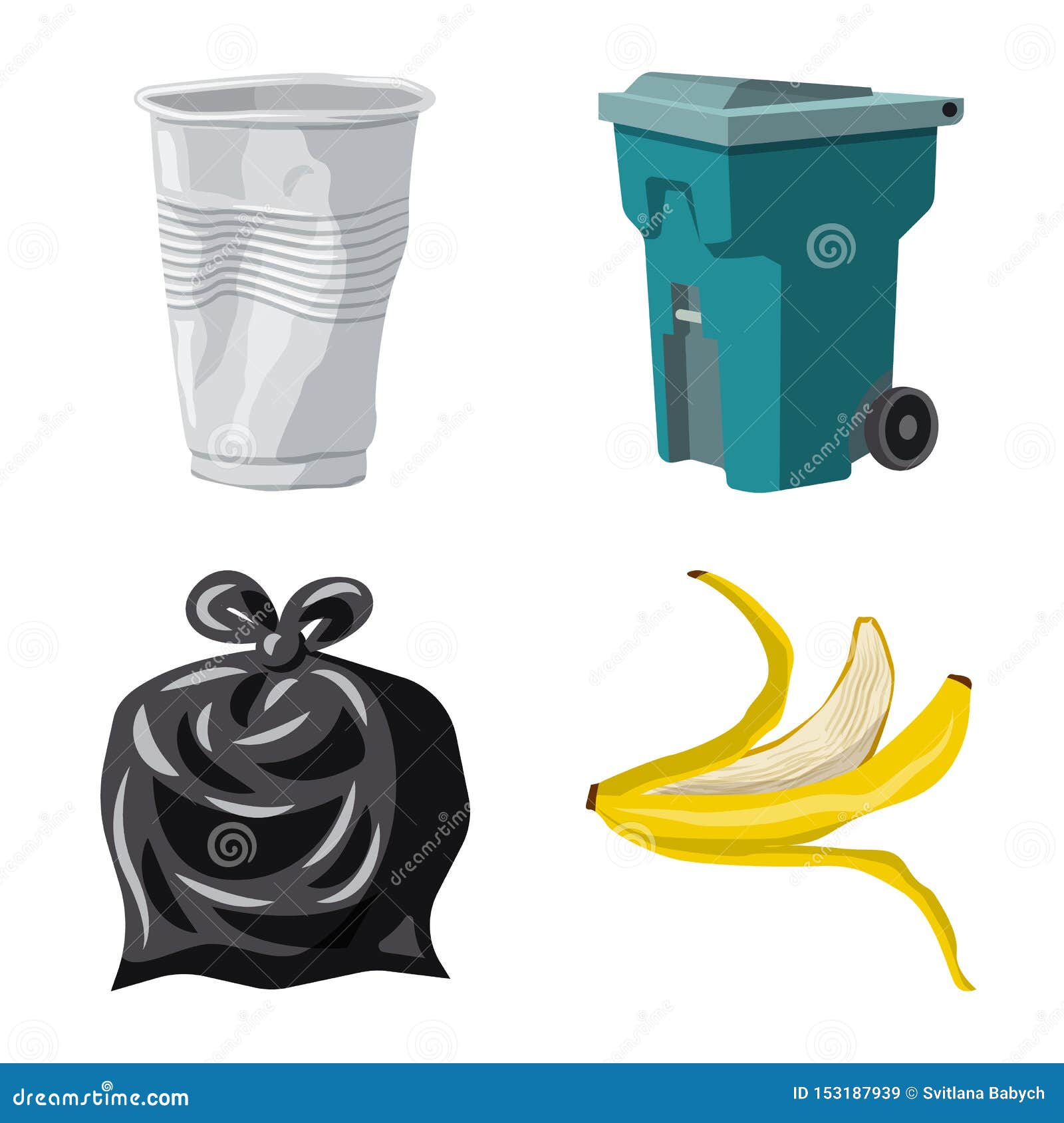 Vector Design of Environment and Waste Logo. Collection of Environment ...