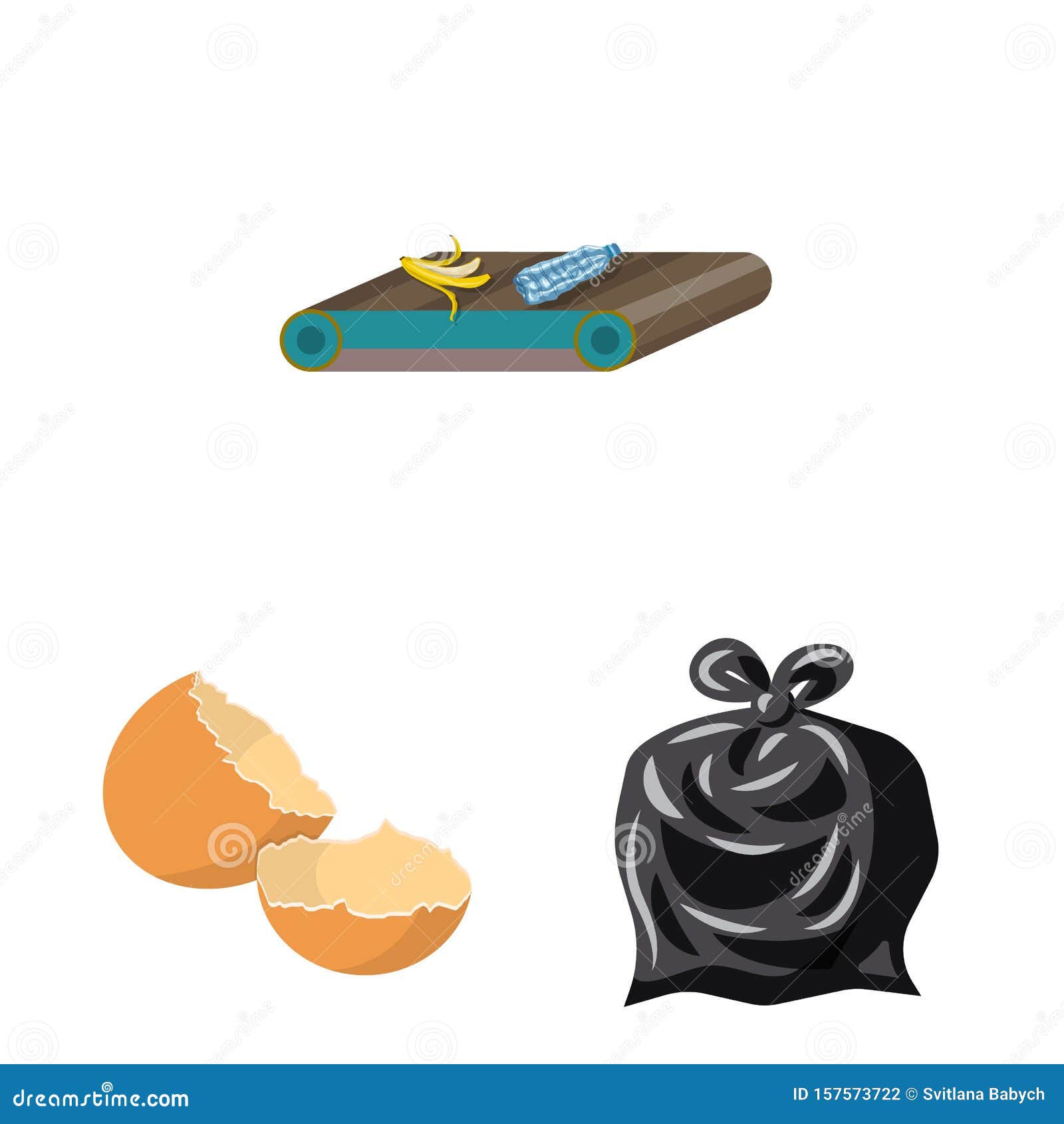 Vector Design of Environment and Waste Logo. Set of Environment and ...