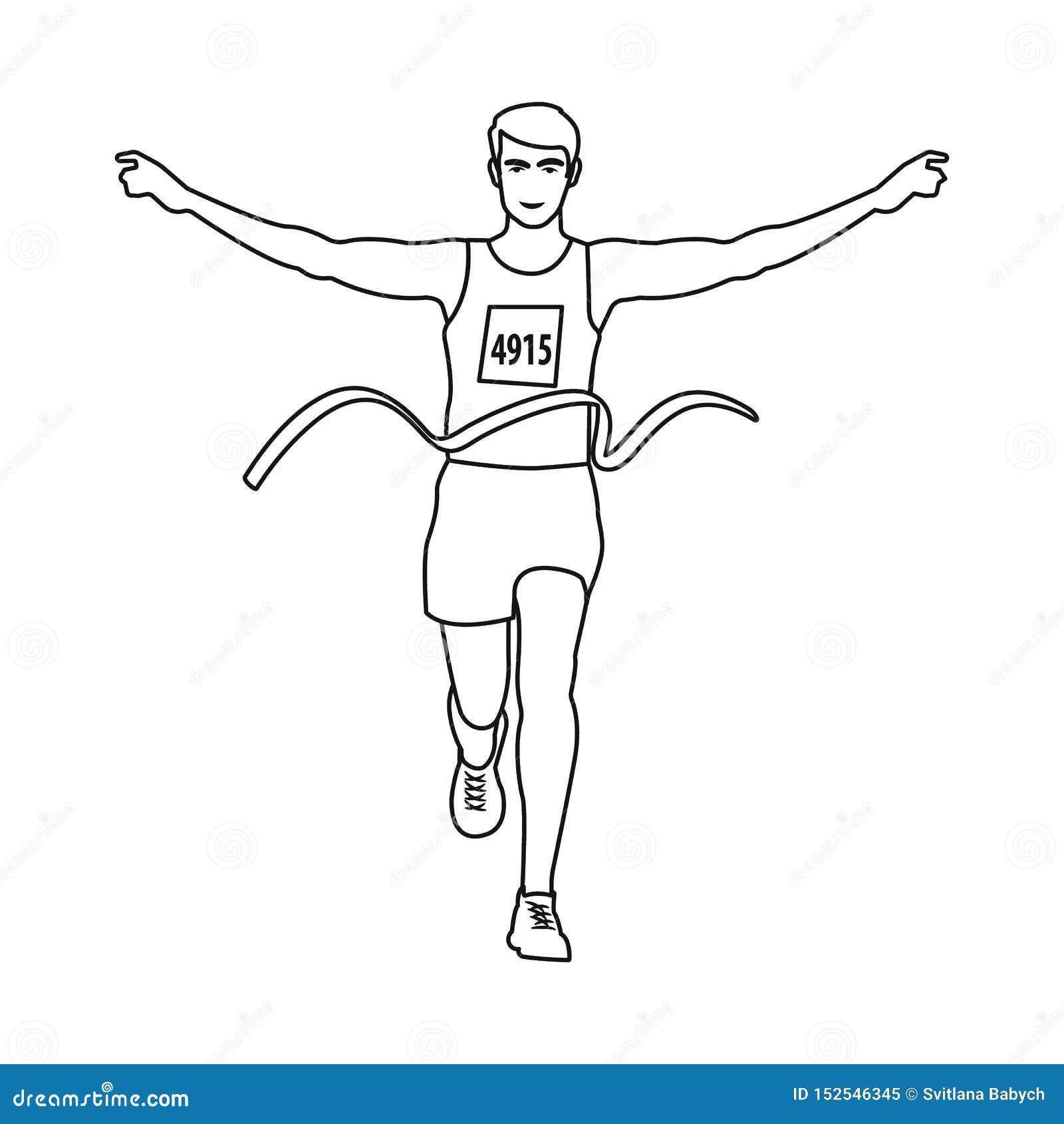 Vector Design of Exercise and Sprinter Logo. Set of Exercise and ...