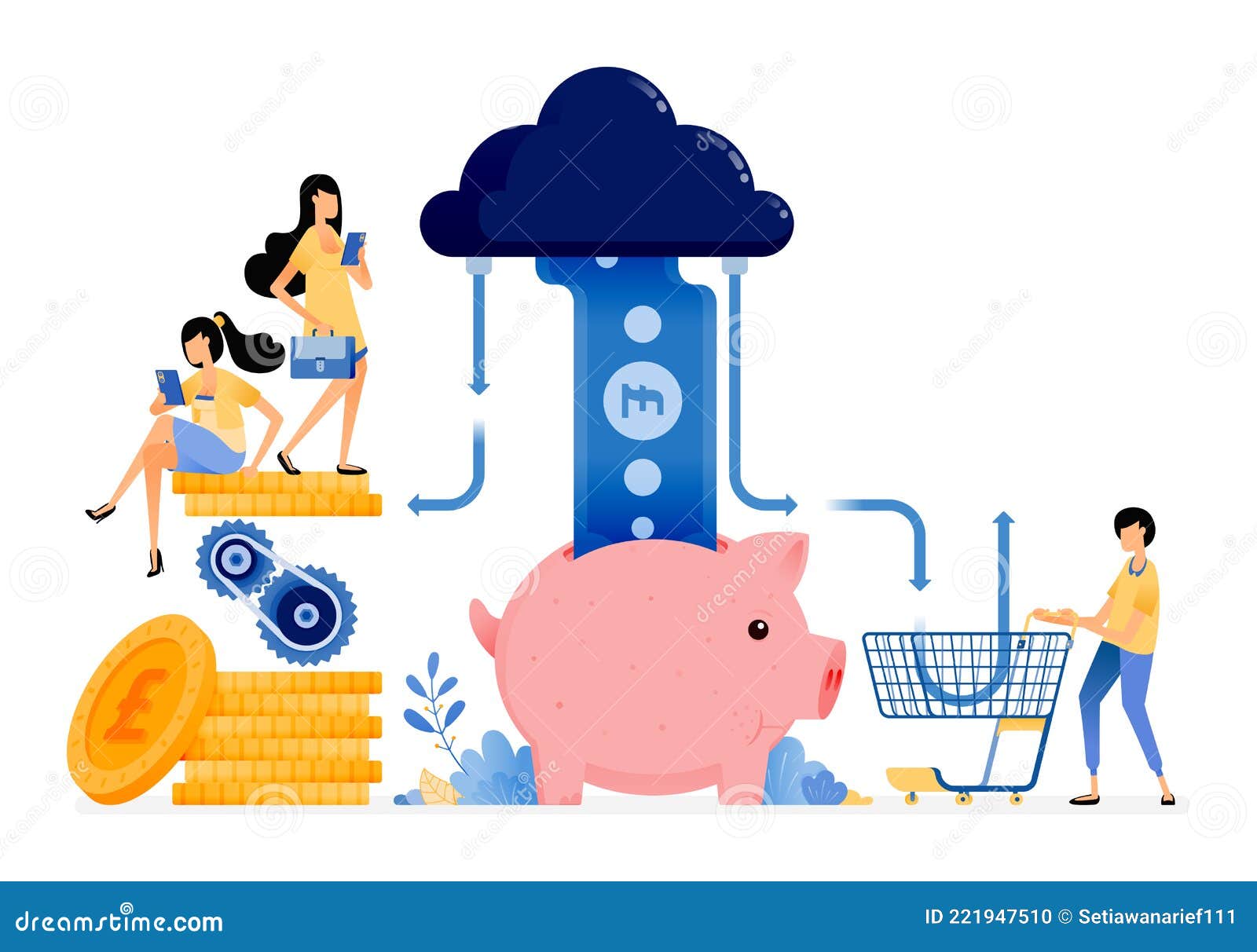 Vector Design of Financial System for Shopping, Saving and Transactions ...