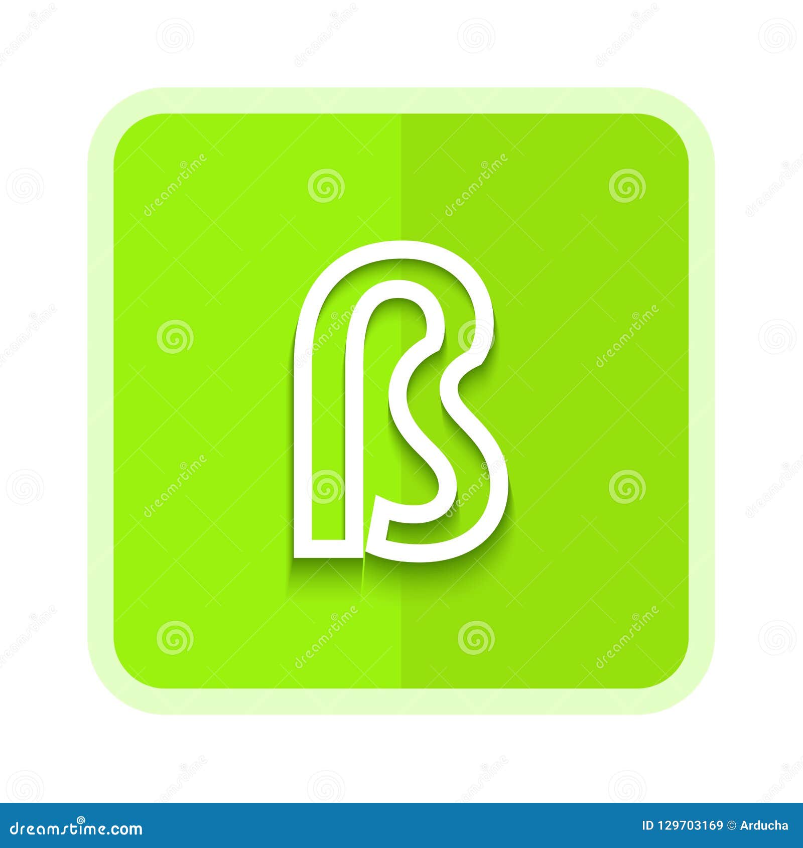 Beta symbol button stock vector. Illustration of beta - 129703169