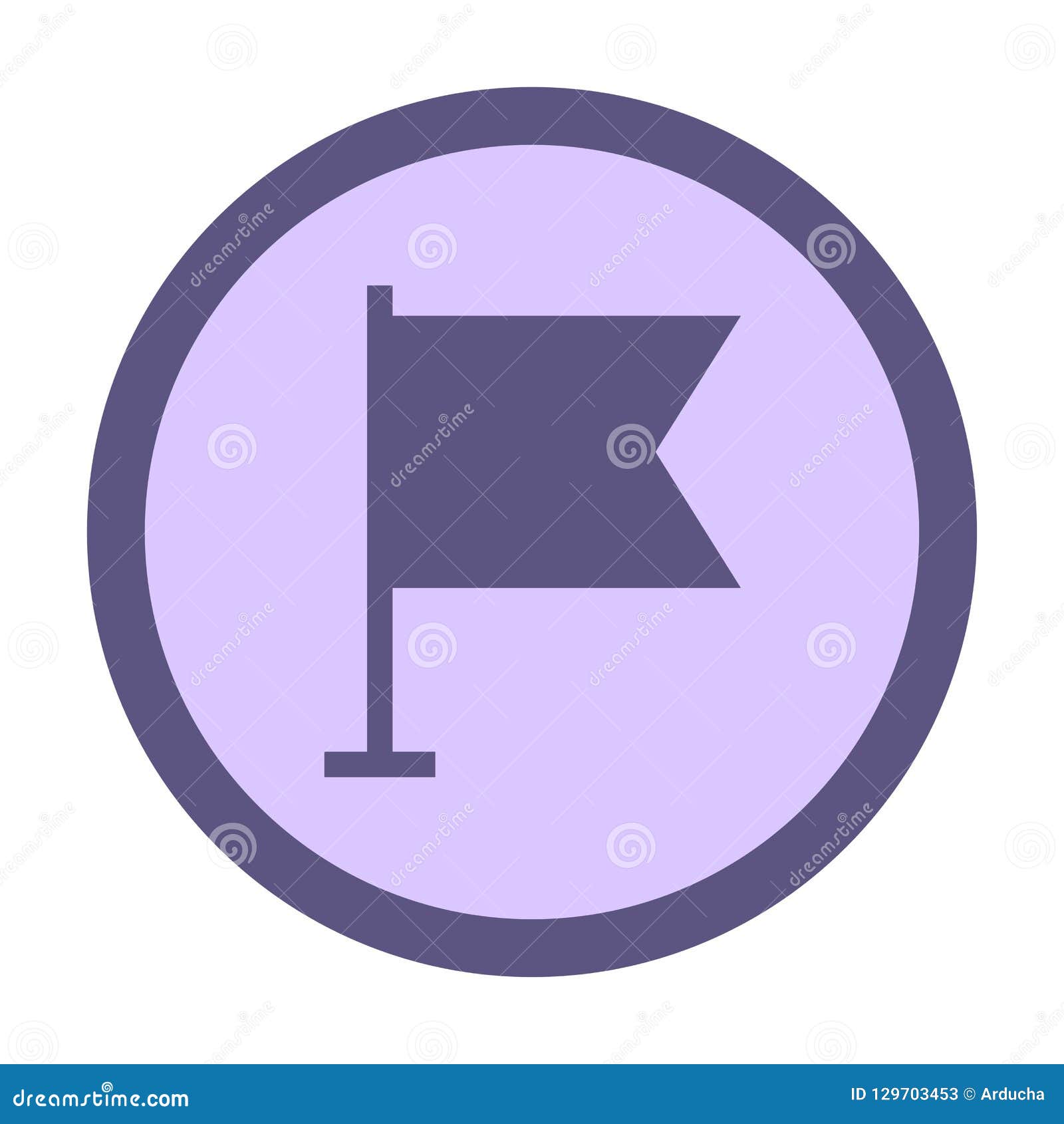 Marking Points Circle Button Stock Vector - Illustration of points ...