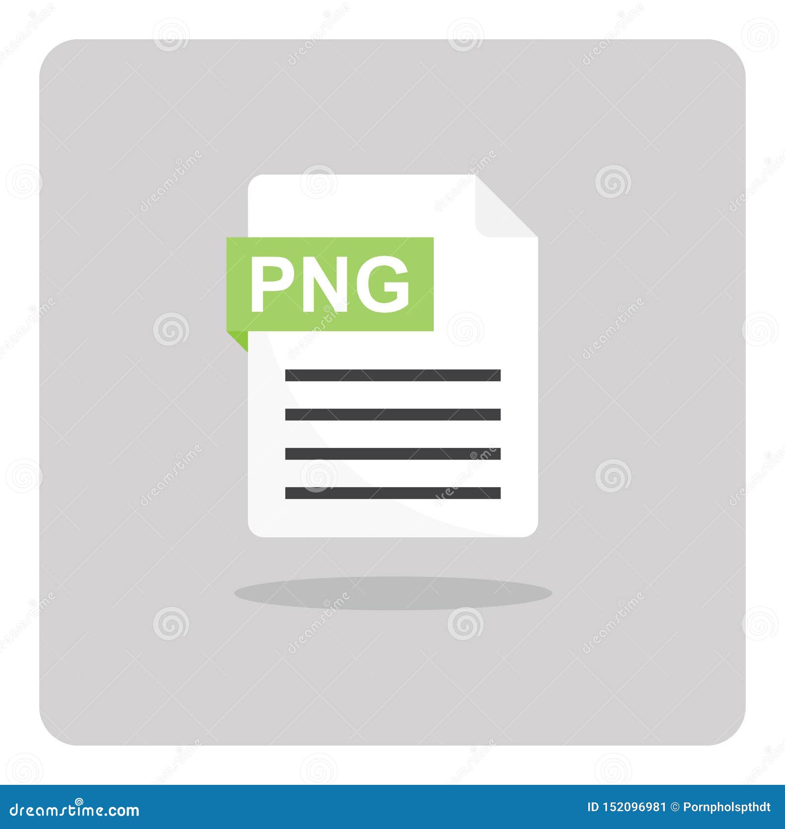 PNG file format icon. stock vector. Illustration of design - 152096981