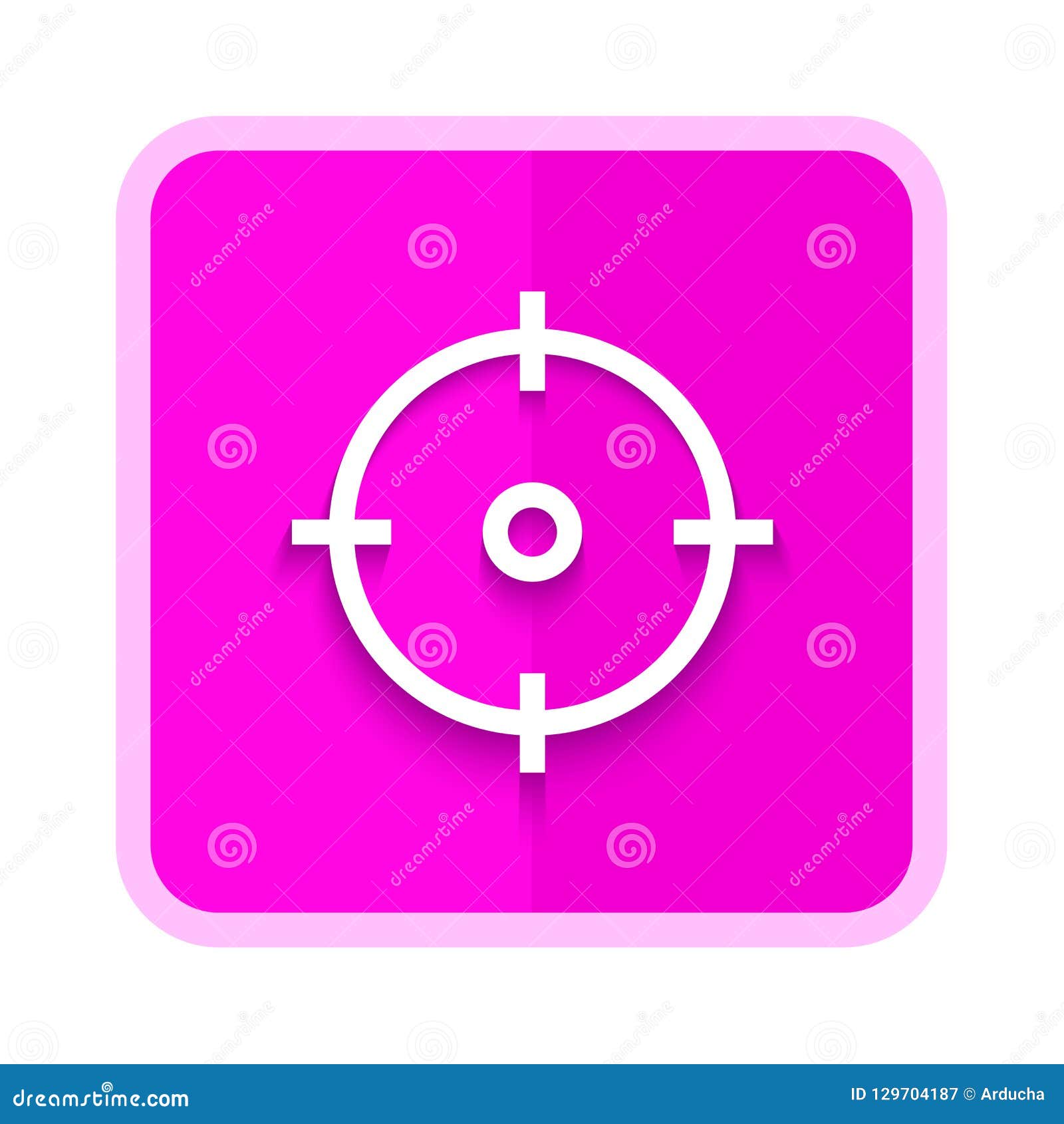 Aim shoot outline icon stock illustration. Illustration of outline ...