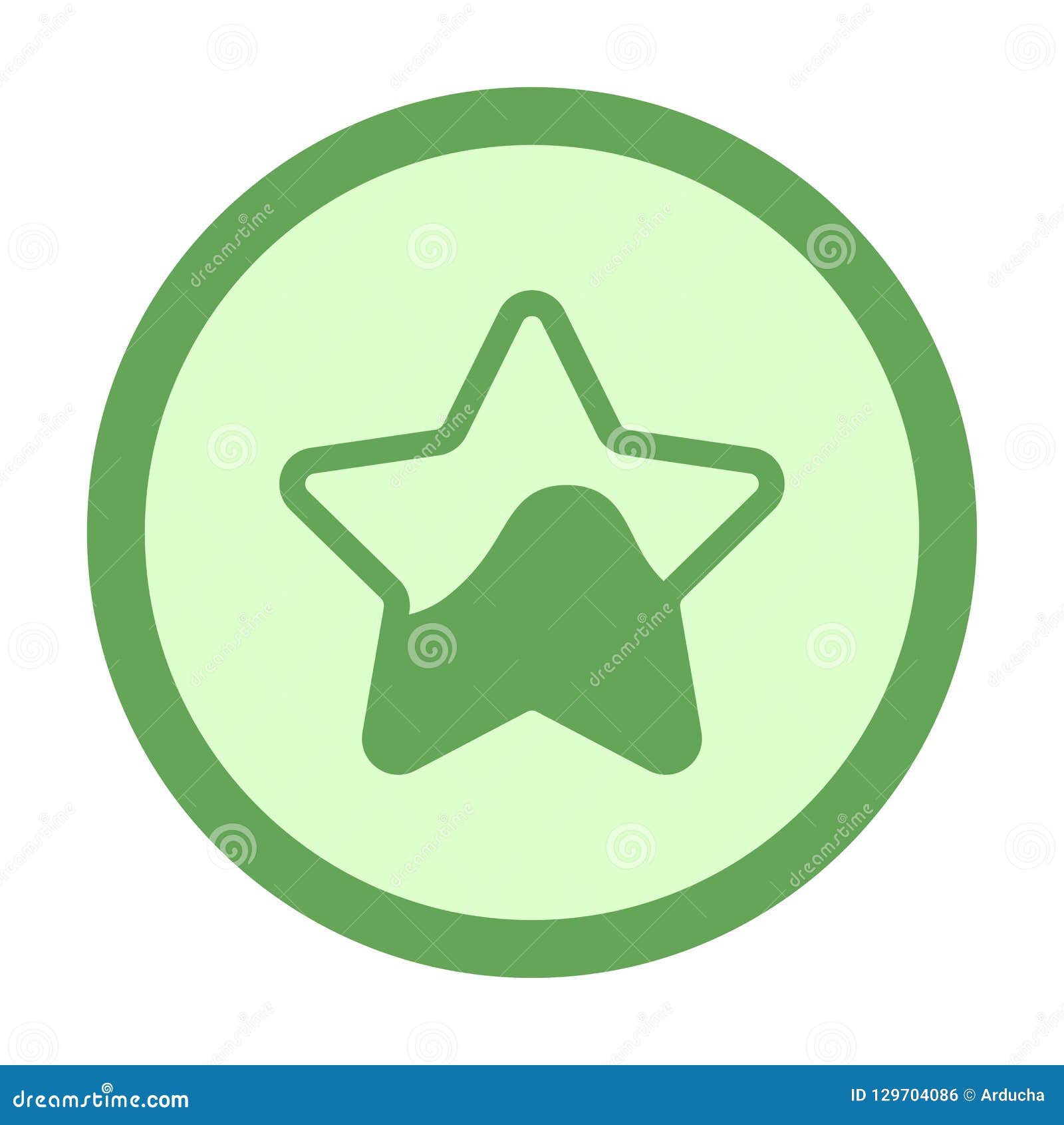 Star circle icon stock illustration. Illustration of circle - 129704086