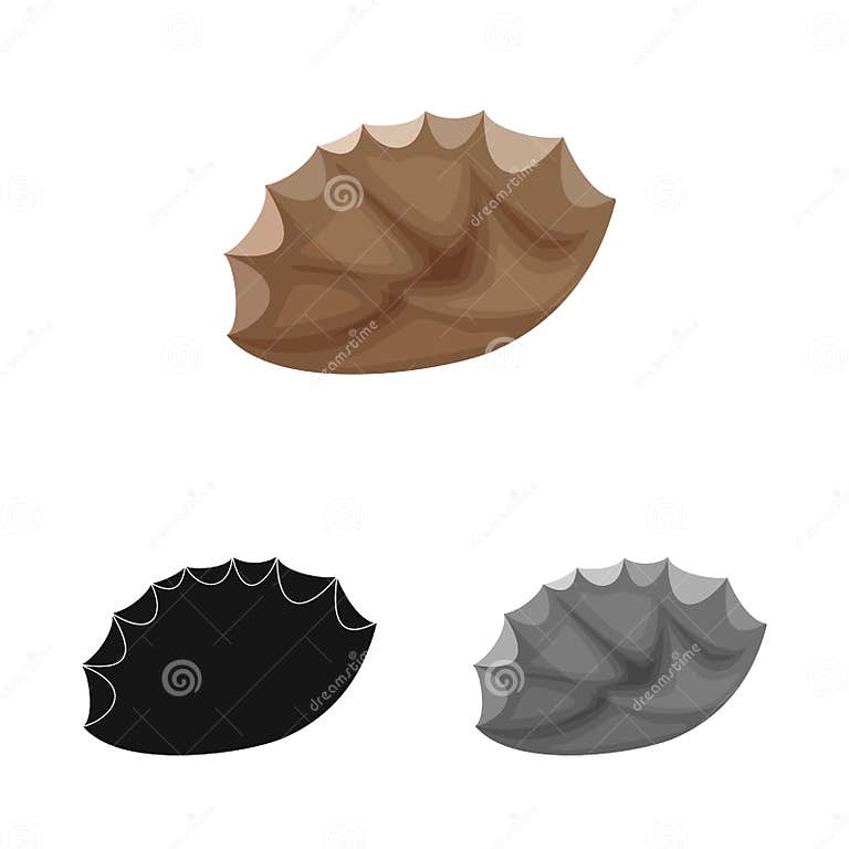 Vector Design of Flint and Sharp Icon. Set of Flint and Evolution Stock ...