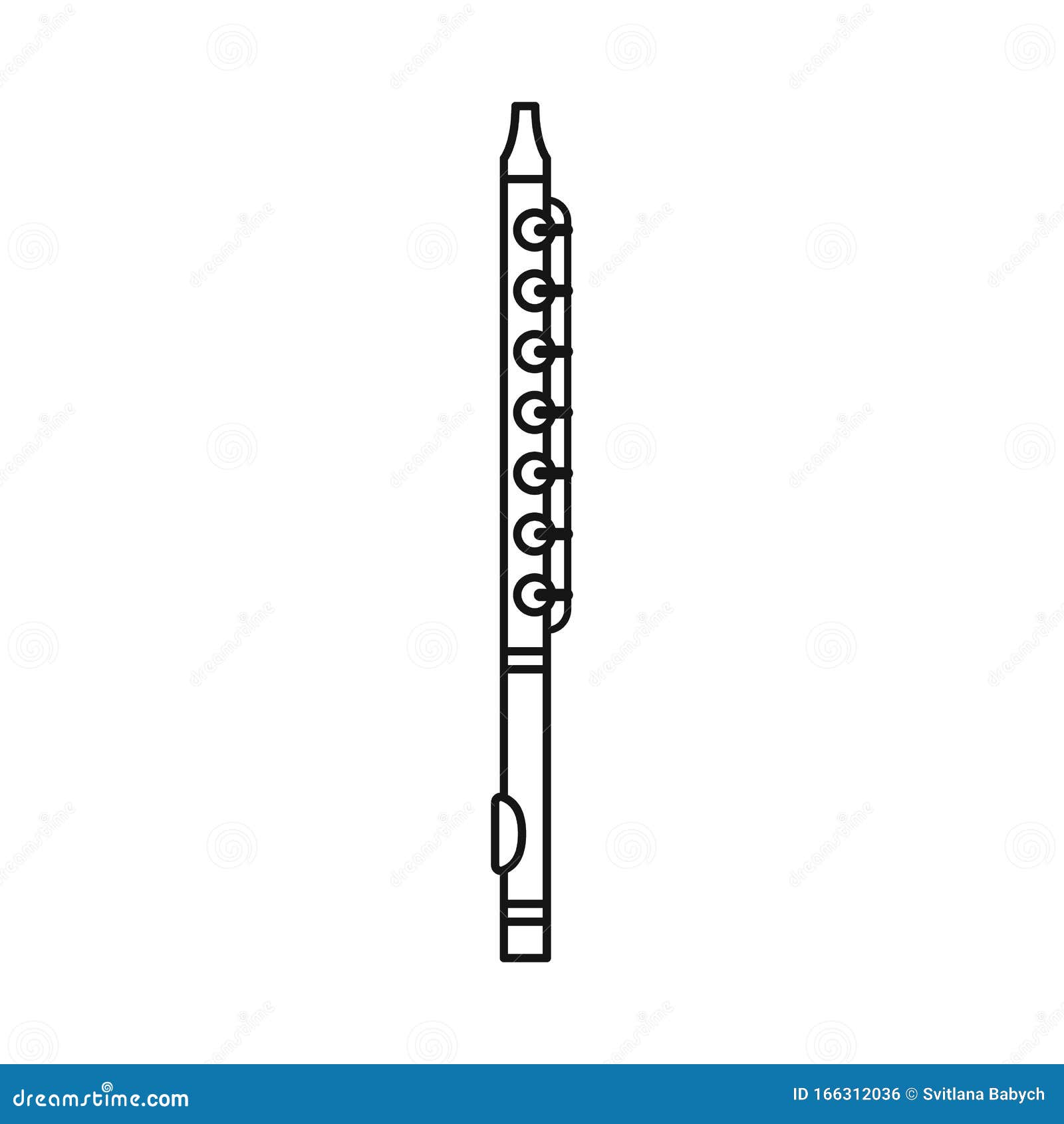 Vector Design of Flute and Music Logo. Graphic of Flute and Symphony ...