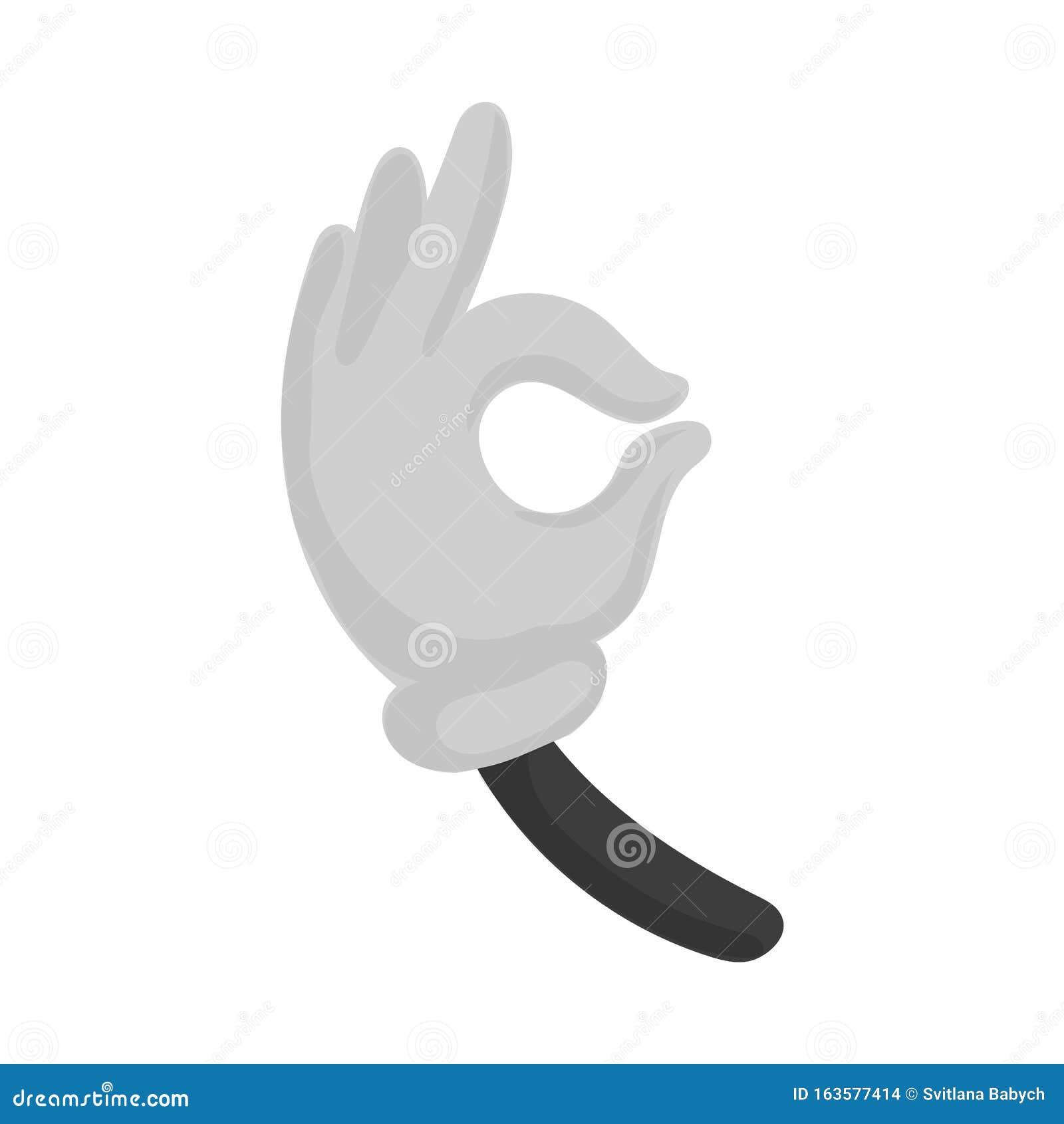 Vector Design of Hand and Arm Sign. Web Element of Hand and Ok Stock ...