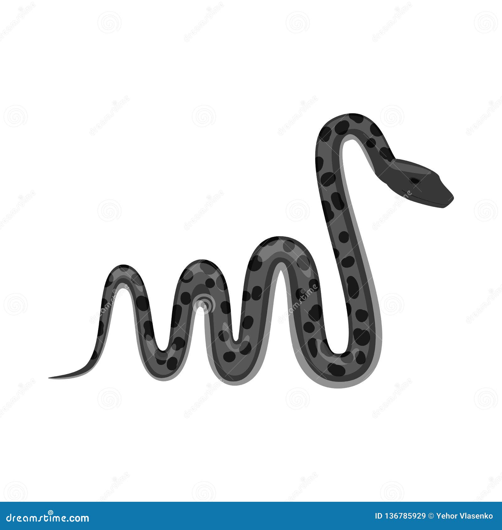 Isolated Object of Harm and Bite Symbol. Collection of Harm and Reptile ...