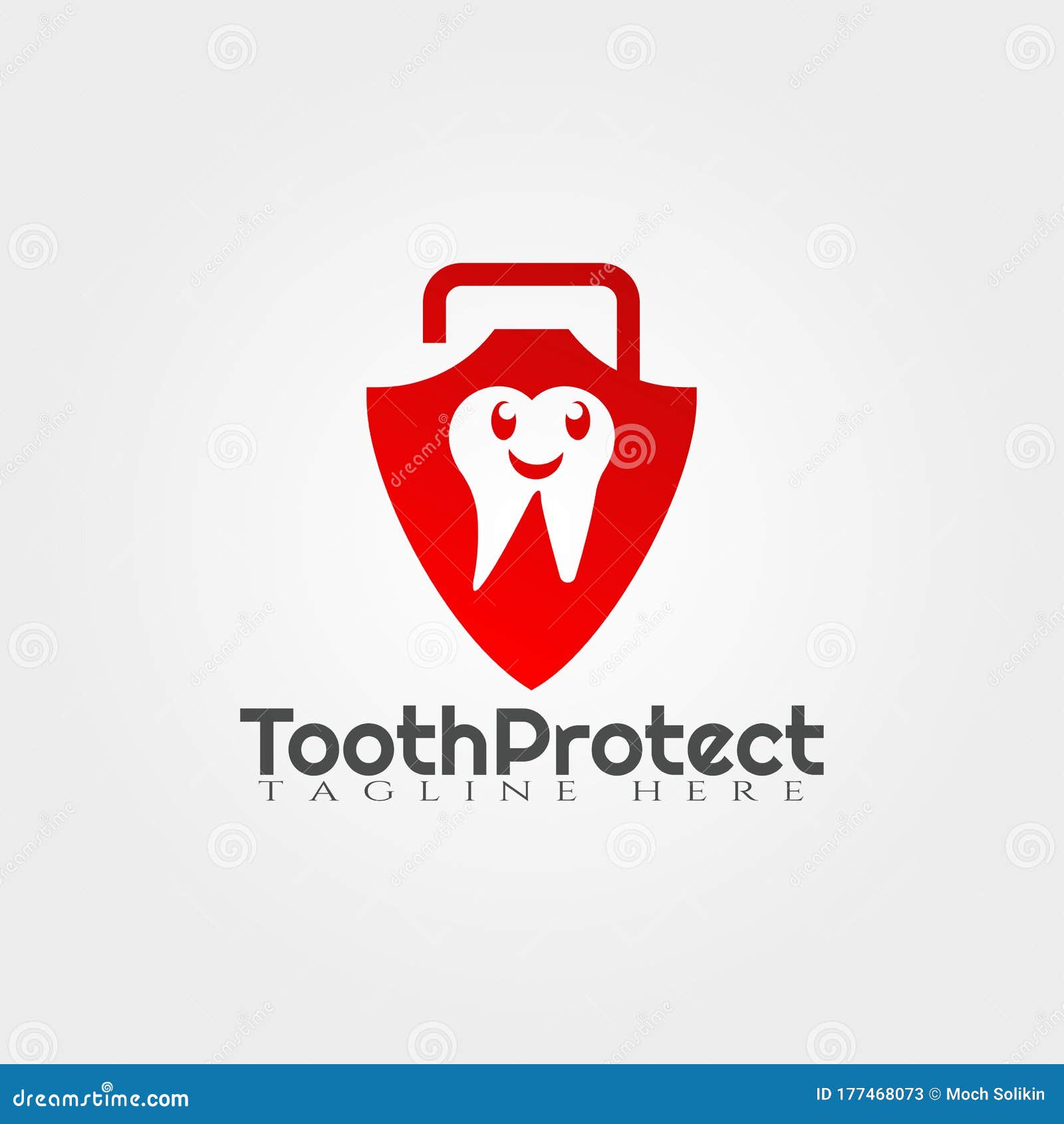 Vector Design of Human Tooth Logo, Tooth Protection. Dental Image Stock ...