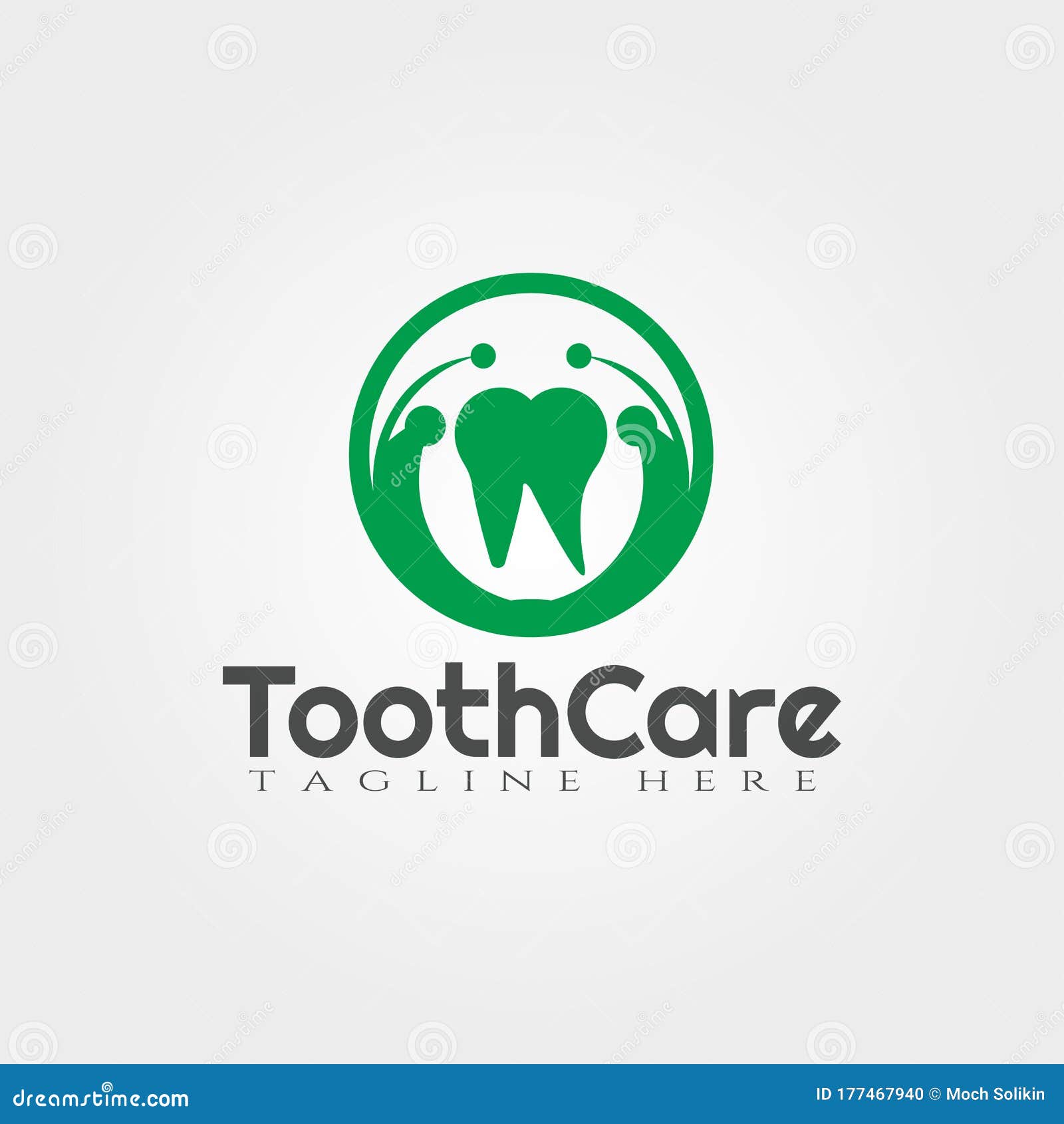 Vector Design of Human Tooth Logo, Tooth Protection. Dental Image Stock ...