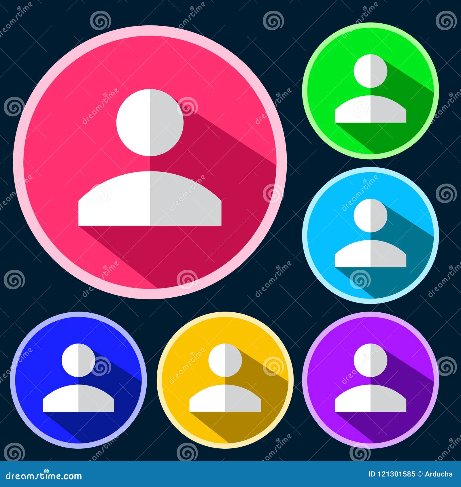 User account stock vector. Illustration of logo, account - 121301585