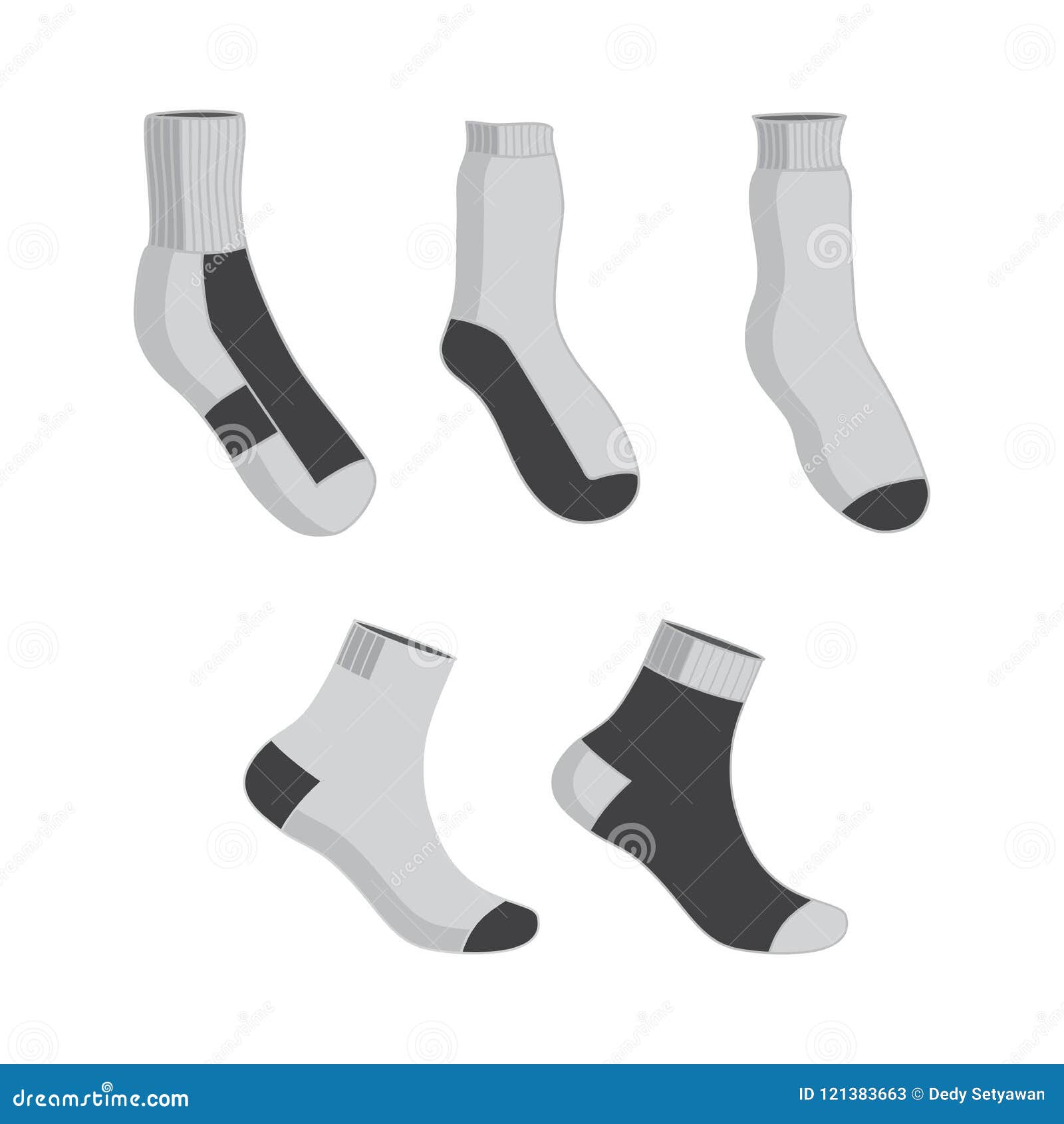 Sock icons stock vector. Illustration of element, pattern - 121383663
