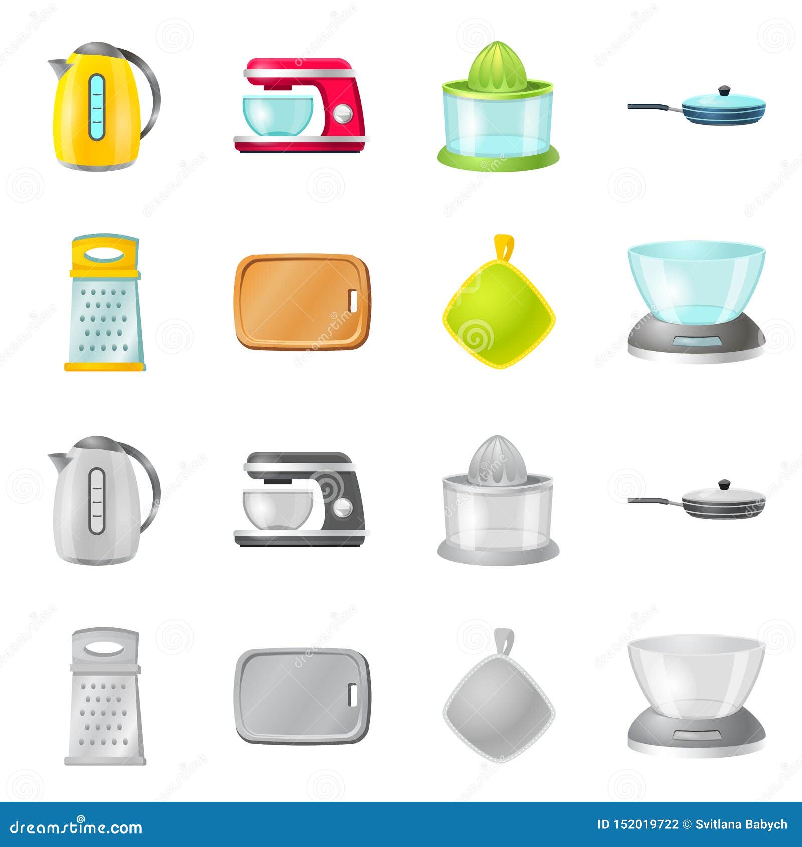 Vector Design of Kitchen and Cook Sign. Collection of Kitchen and ...