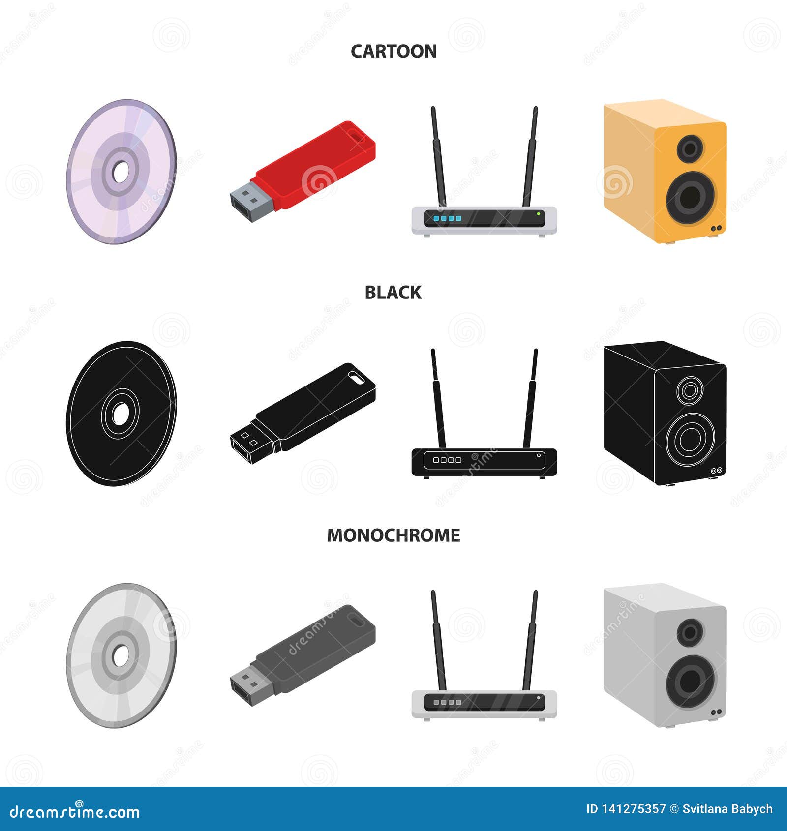 Vector Design of Laptop and Device Logo. Set of Laptop and Server ...