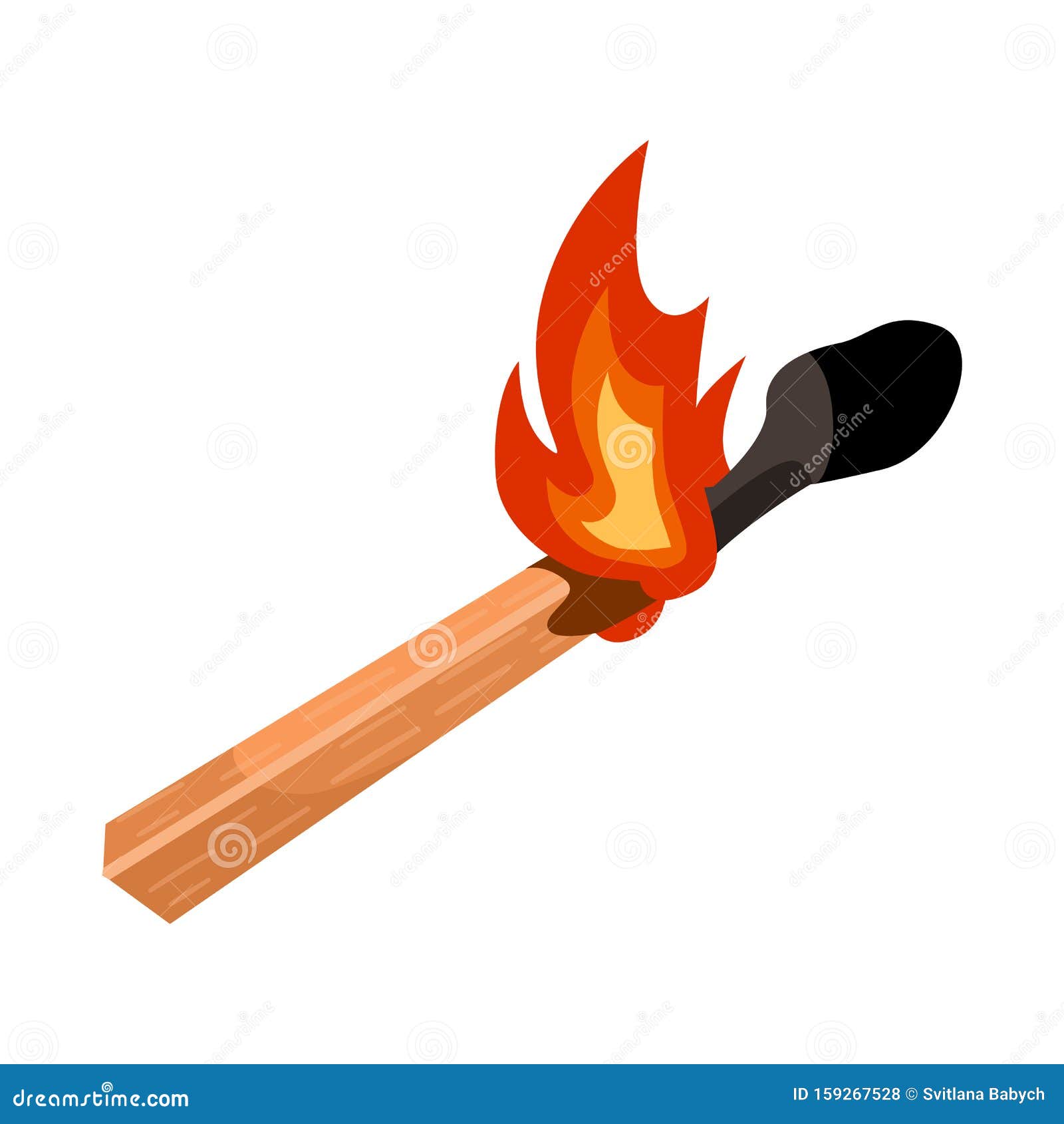 Isolated Object of Matchstick and Match Icon. Web Element of Matchstick ...