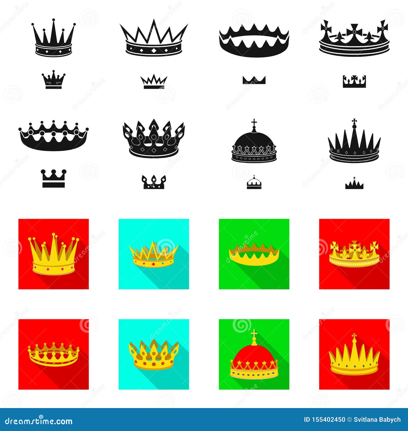 Vector Design of Medieval and Nobility Icon. Collection of Medieval and ...