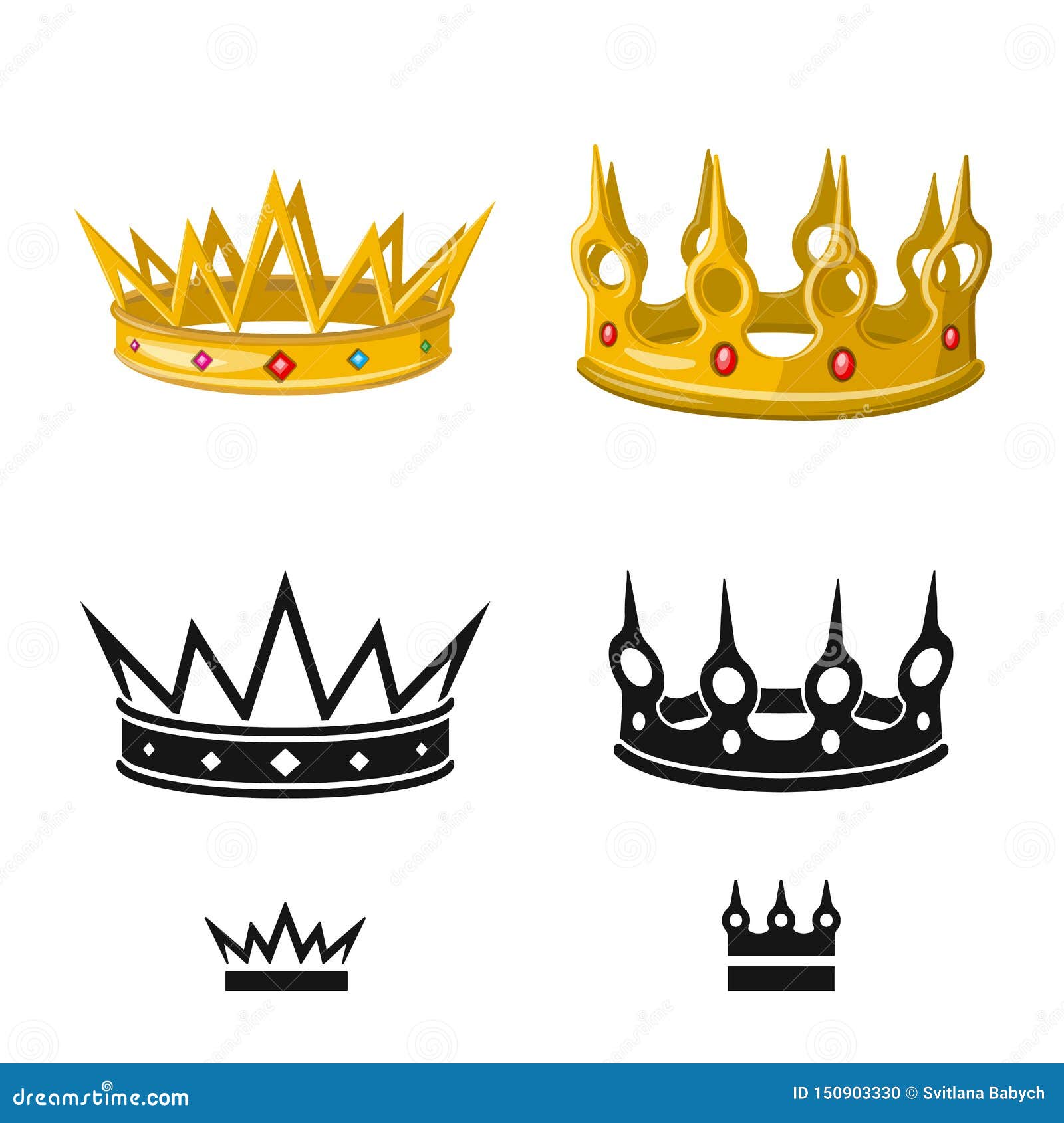 Vector Design of Medieval and Nobility Icon. Collection of Medieval and ...