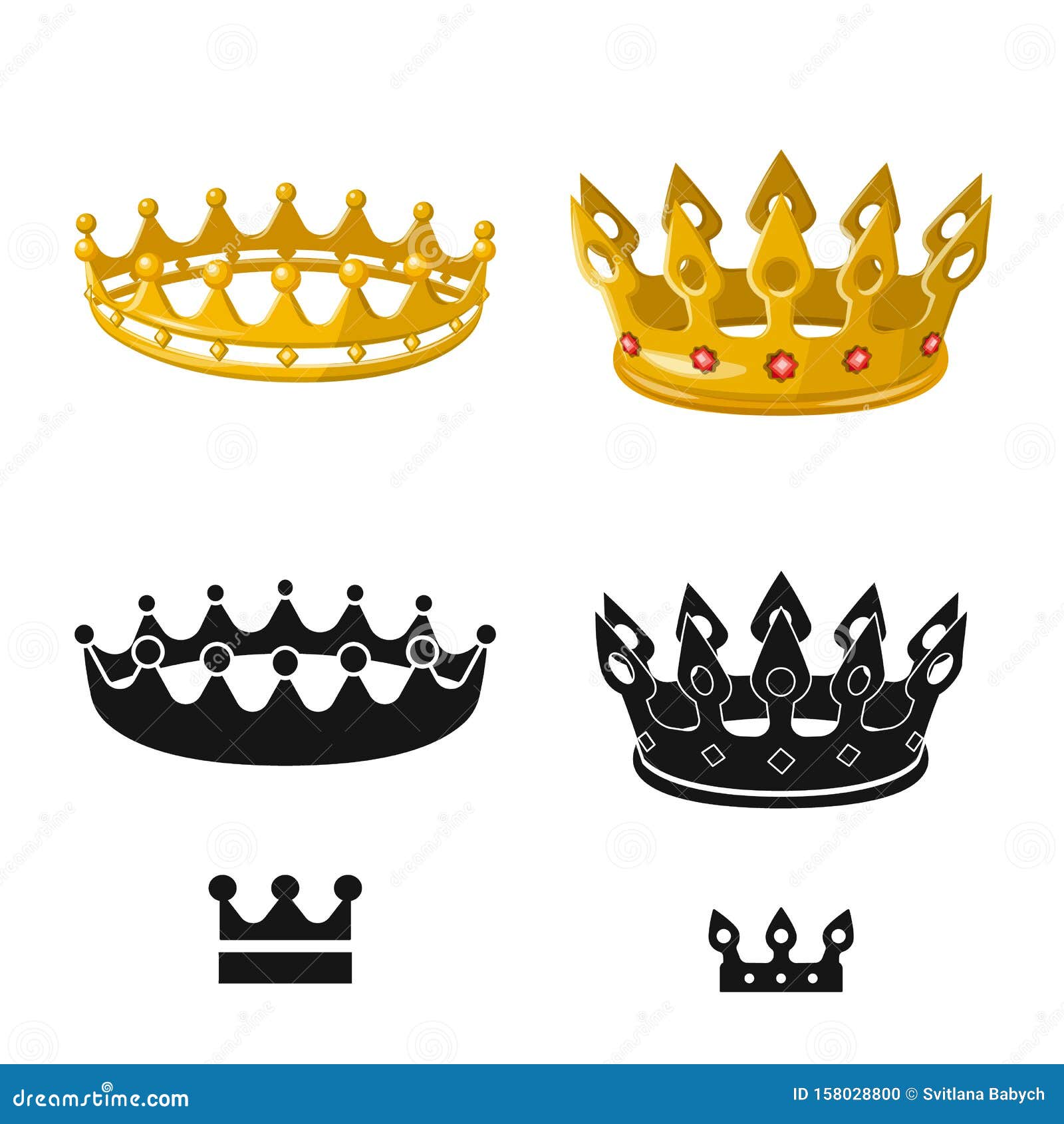 Vector Design of Medieval and Nobility Icon. Set of Medieval and ...