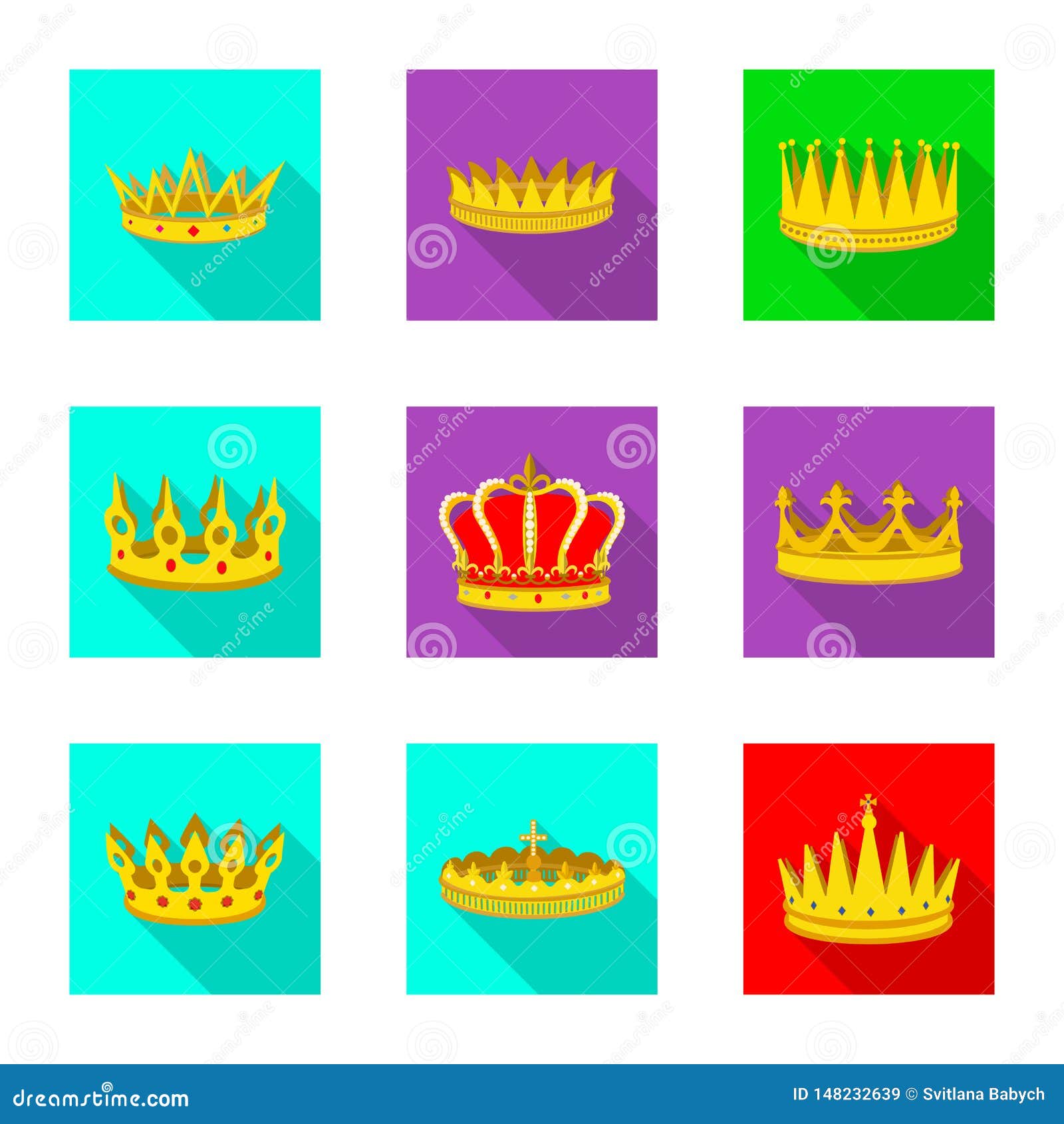 Vector Design of Medieval and Nobility Logo. Set of Medieval and ...