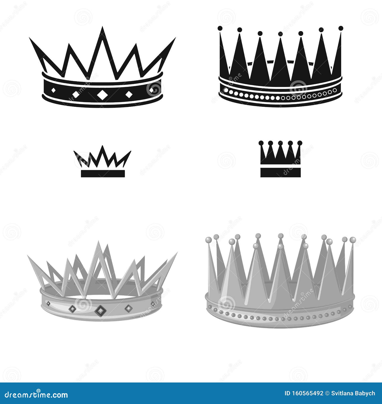 Vector Design of Medieval and Nobility Logo. Set of Medieval and ...