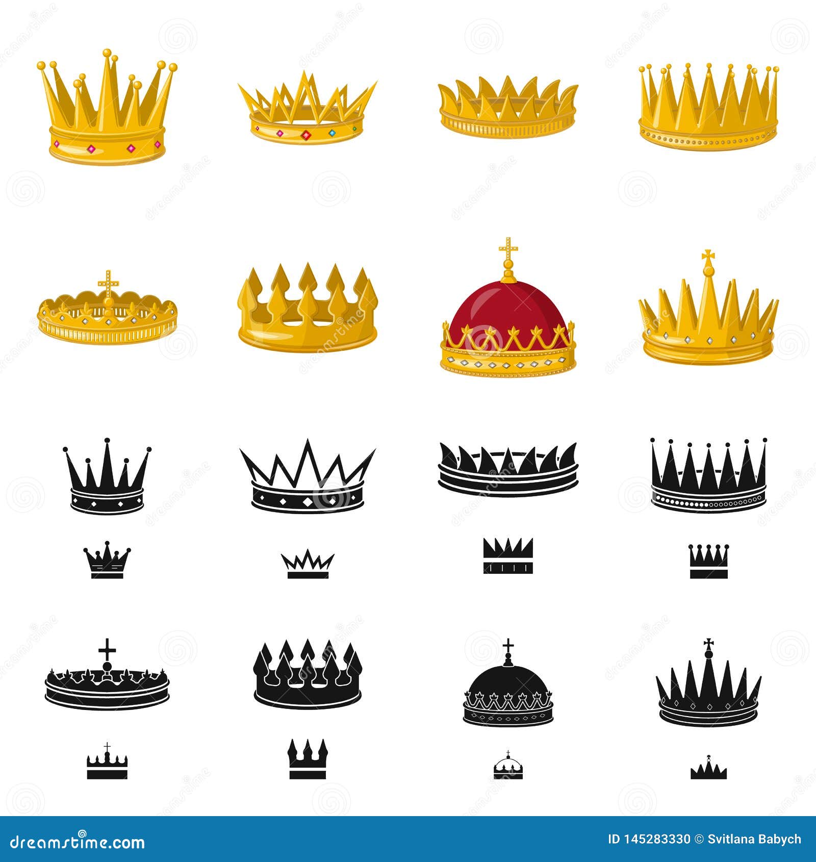 Isolated Object of Medieval and Nobility Icon. Set of Medieval and ...