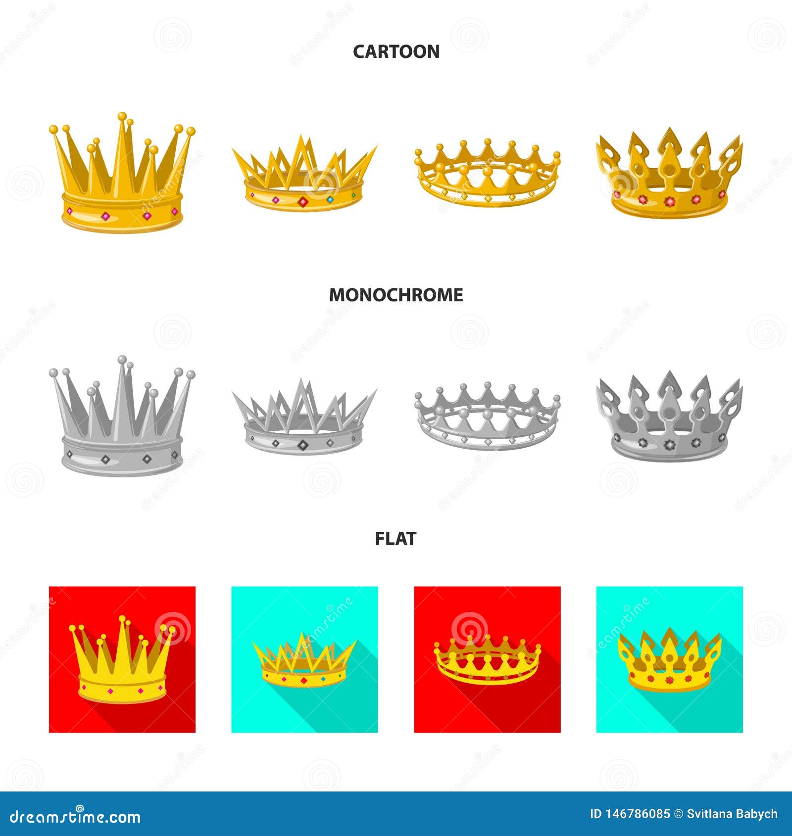 Vector Design of Medieval and Nobility Symbol. Set of Medieval and ...