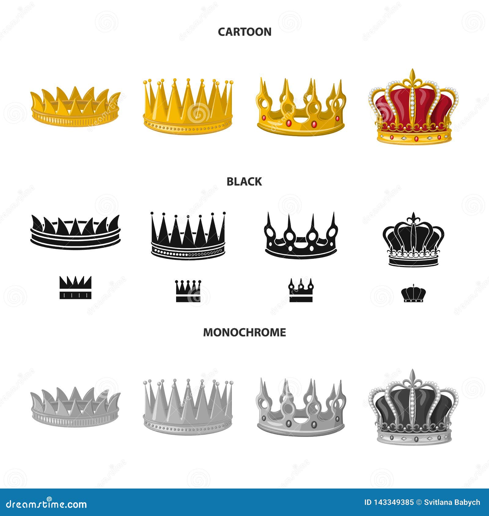 Vector Design of Medieval and Nobility Symbol. Set of Medieval and ...