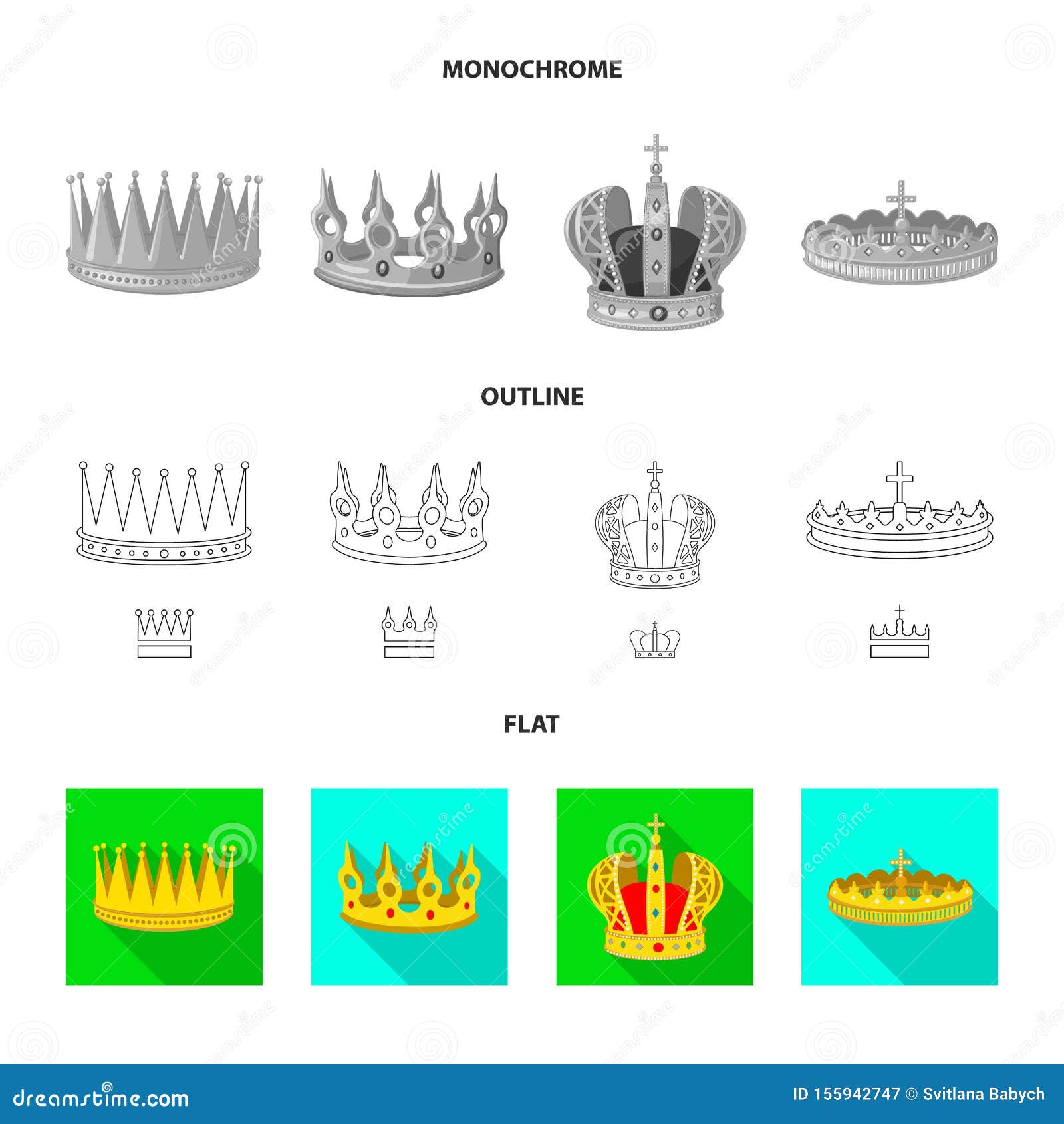 Vector Design of Medieval and Nobility Symbol. Set of Medieval and ...