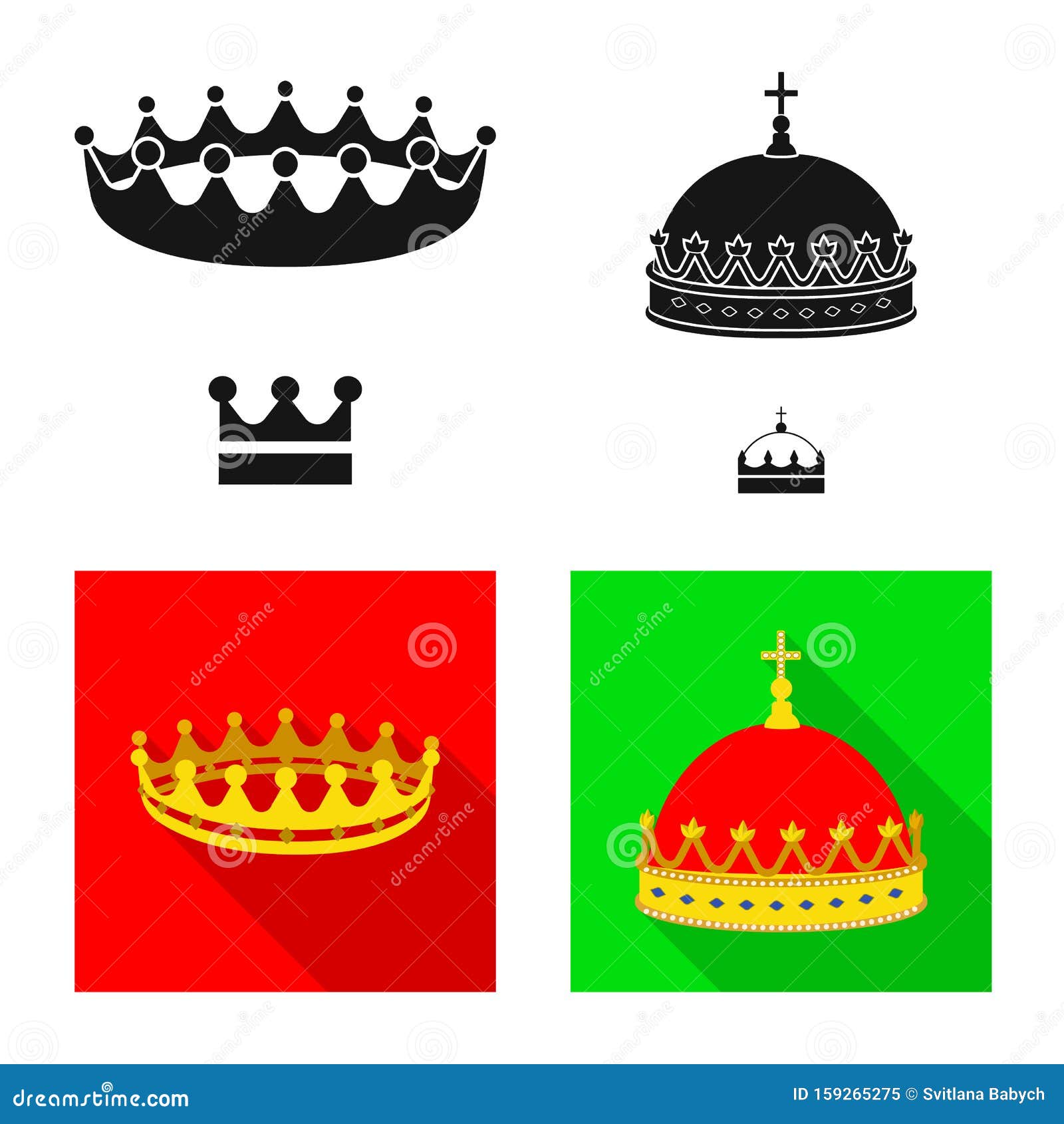 Isolated Object of Medieval and Nobility Icon. Collection of Medieval ...