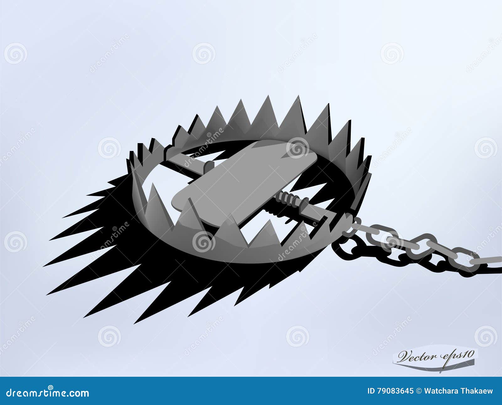 Vector Design of Metal Trap Stock Illustration - Illustration of mouse ...