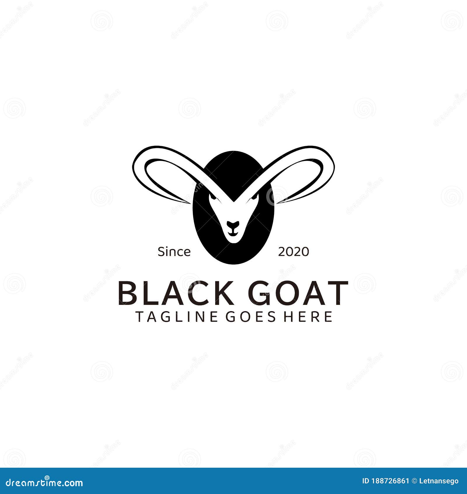 Minimalist Goat Logo: Low Poly Art For Apps Royalty-Free Stock Image ...