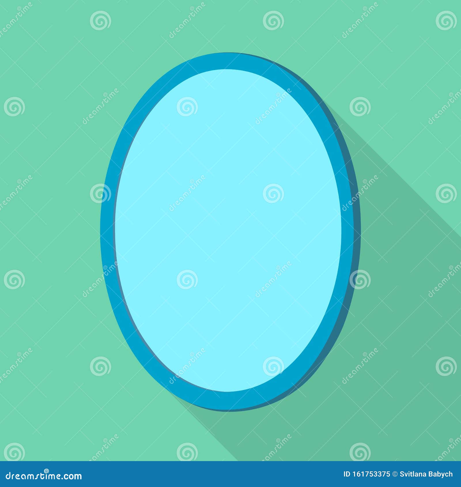Vector Design of Mirror and Circle Icon. Graphic of Mirror and Metal ...