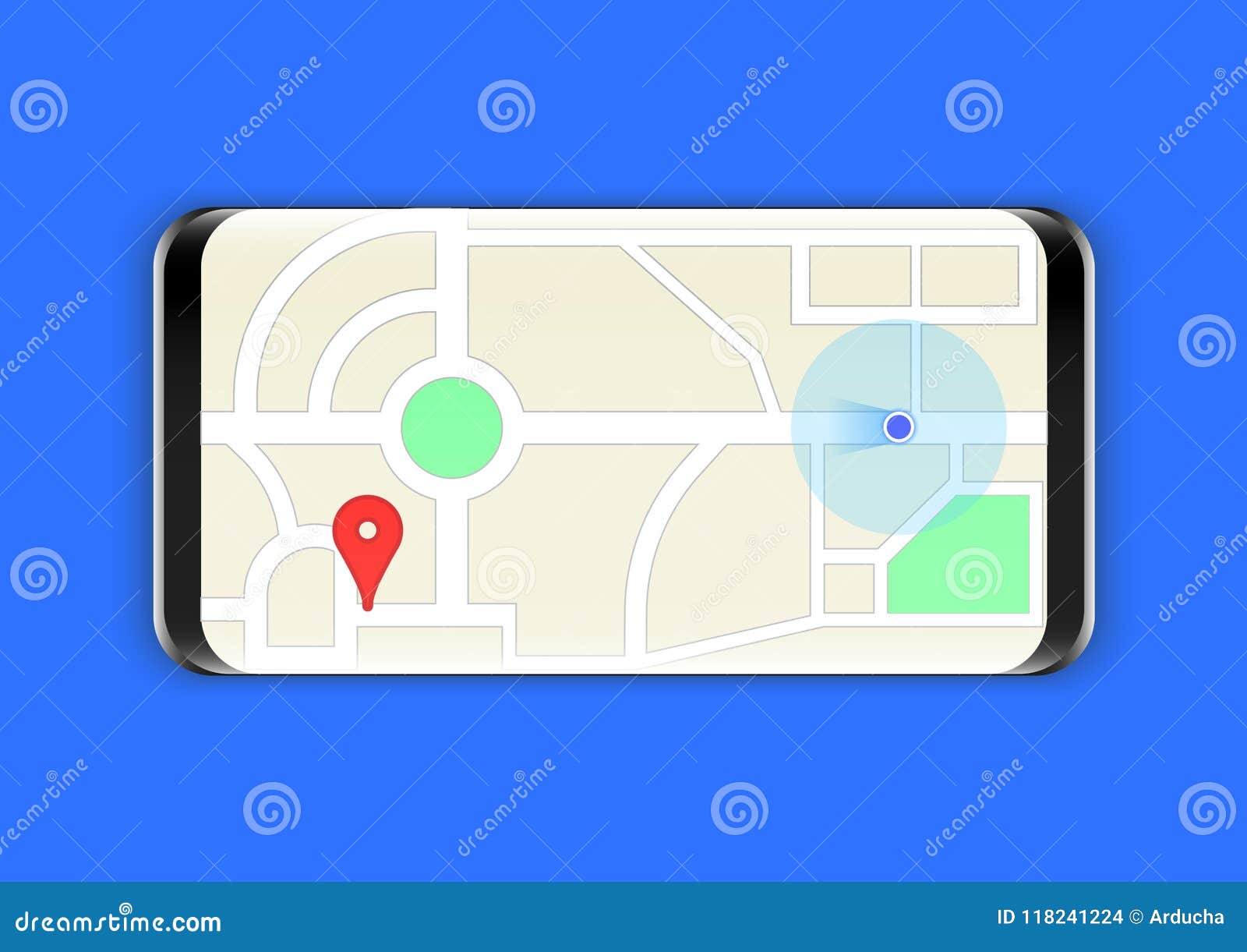 Maps Vector Illustration | CartoonDealer.com #118241224