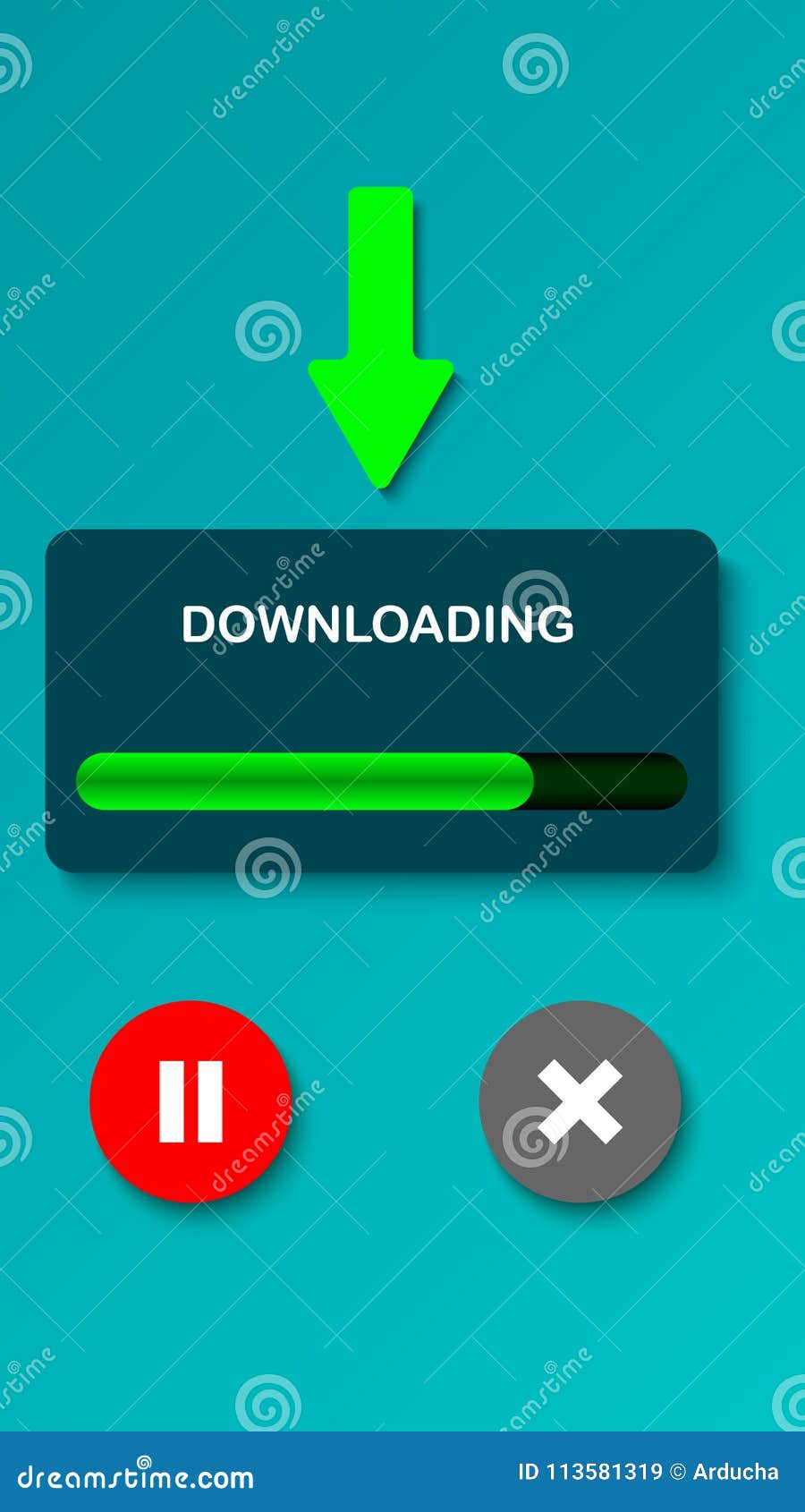 Download user interface stock vector. Illustration of template - 113581319