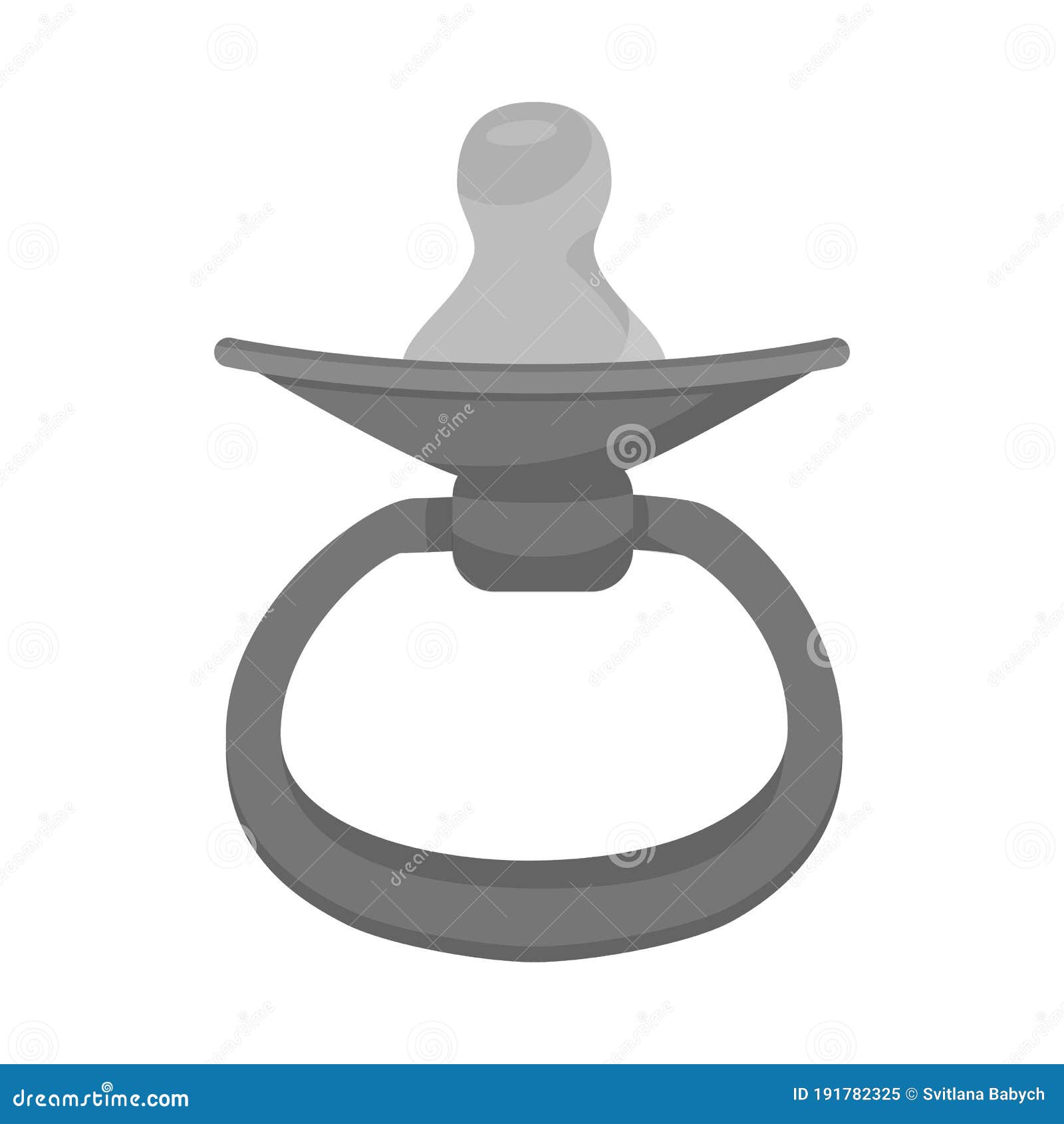 Vector Design of Pacifier and Childhood Logo. Graphic of Pacifier and ...