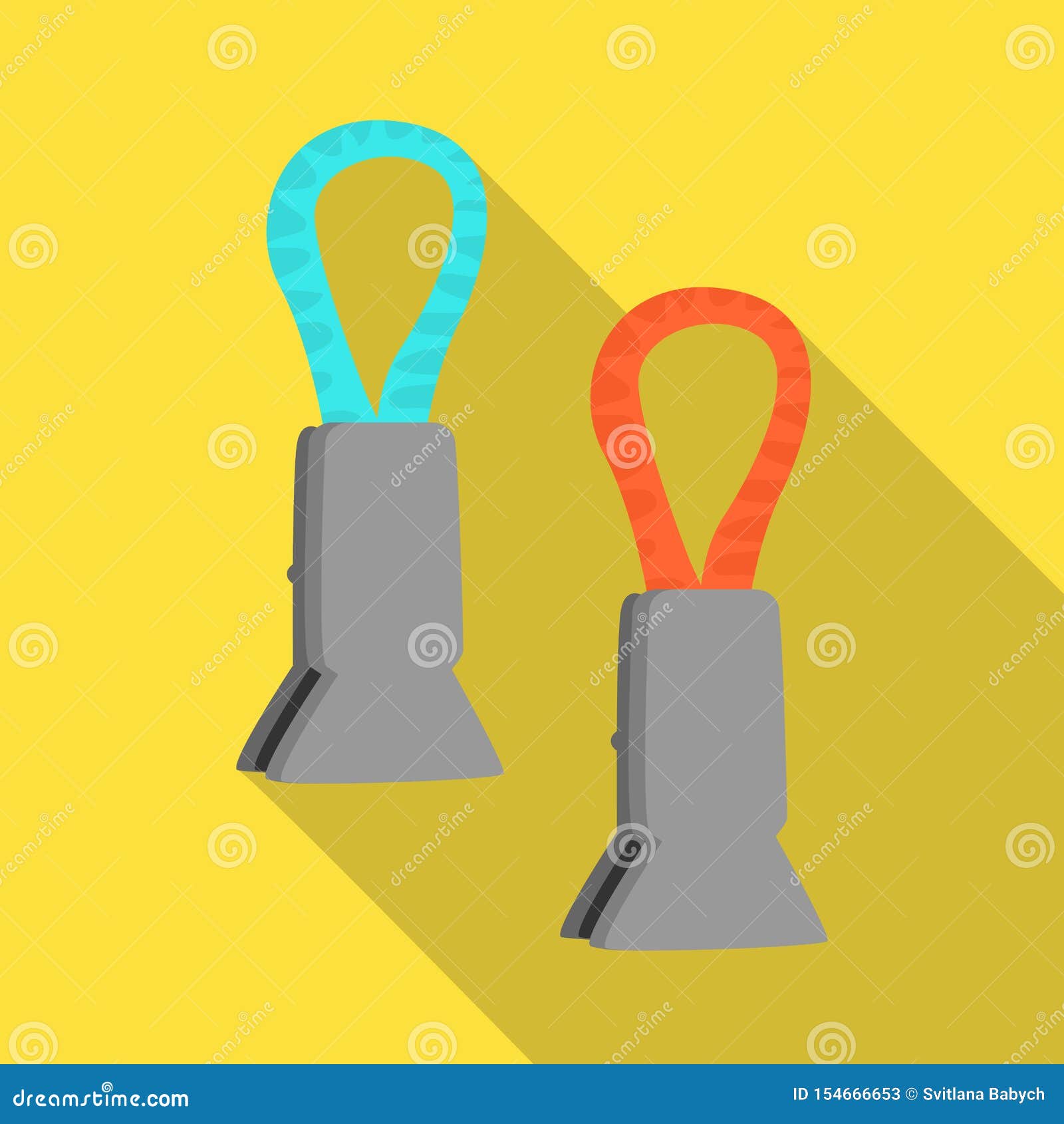 Vector Design of Peg and Clothespin Symbol. Collection of Peg and Clamp ...