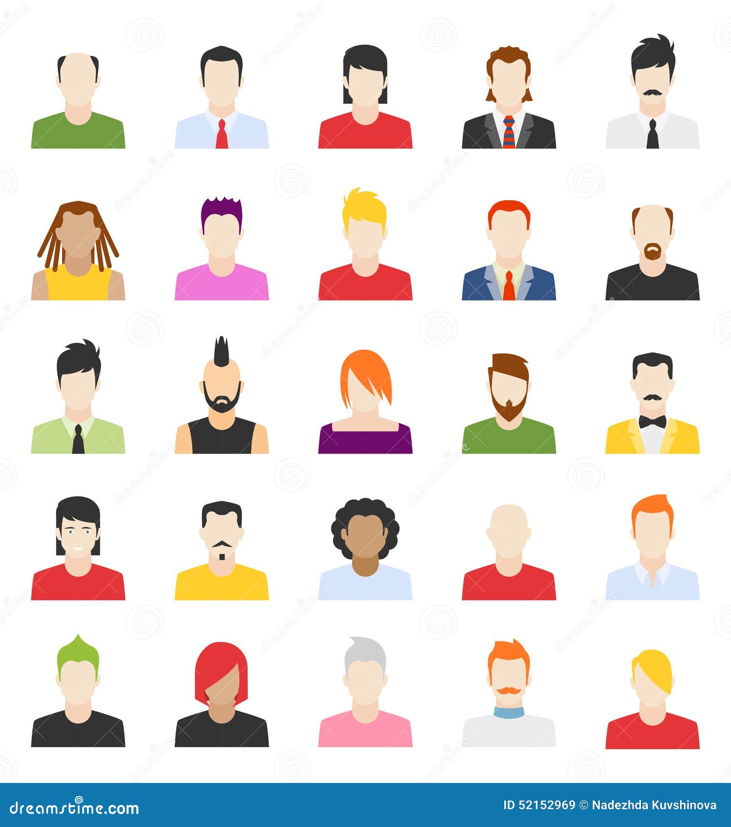 Vector Design of People Avatars Stock Vector - Illustration of avatar ...